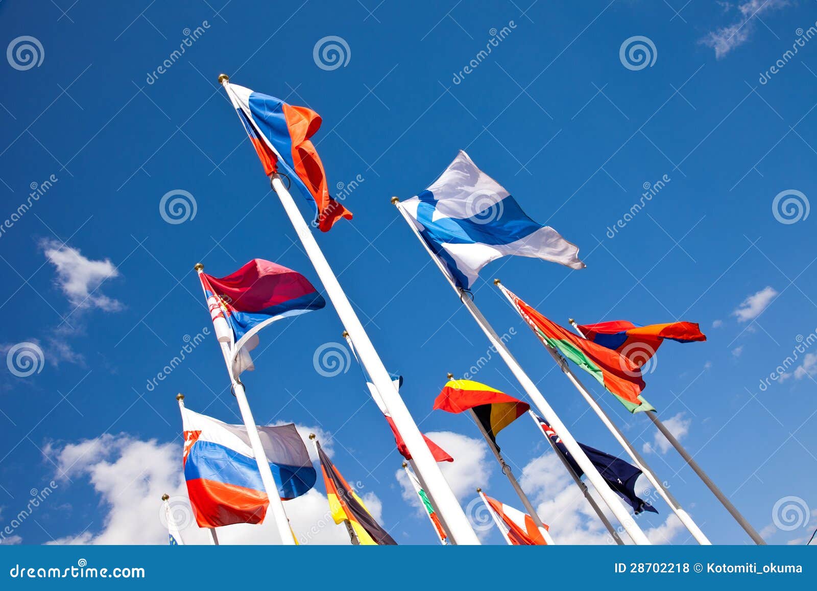 National Flags of Different Country Stock Photo - Image of collection ...