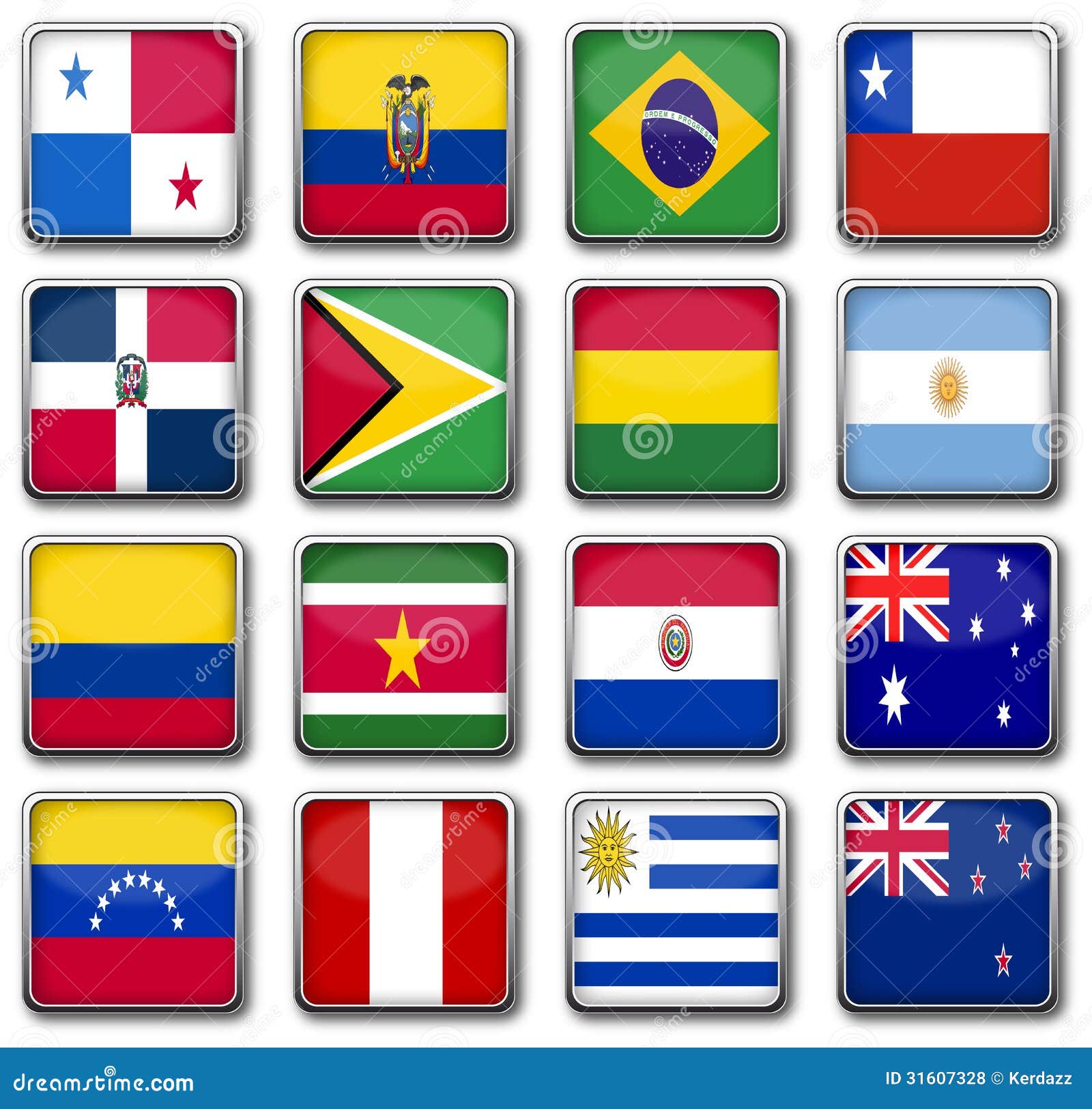 National flags stock illustration. Illustration of icon - 31607328