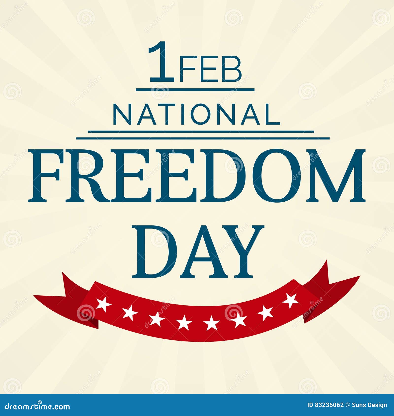 National Freedom Day stock illustration. Illustration of patriotism ...
