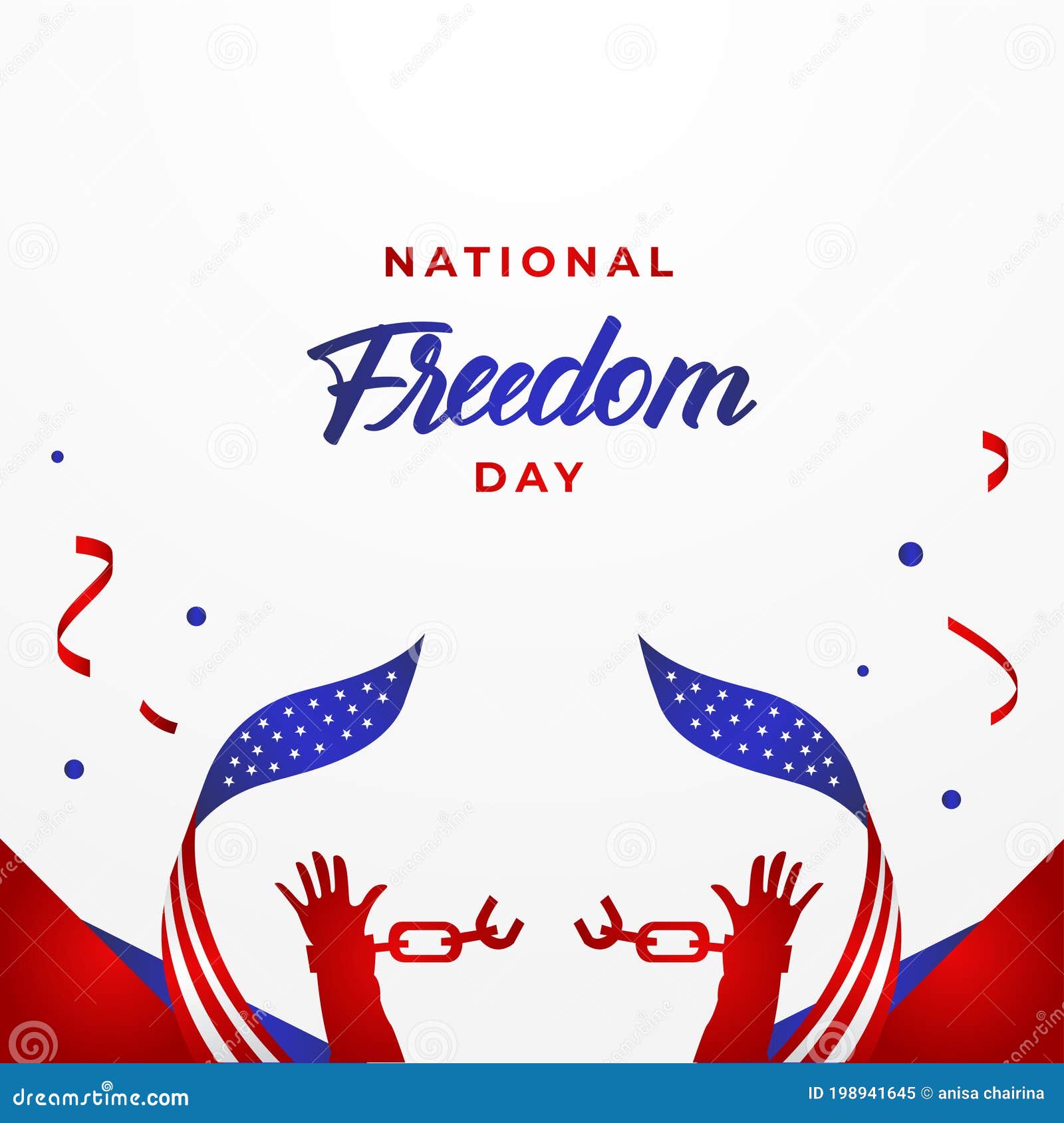 National Freedom Day Vector Design Illustration for Banner and ...