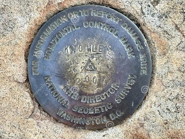 National Geodetic Survey Marker on Top of Mount Magazine in Arkansas ... National Geodetic Survey Marker on Top of Mount Magazine in Arkansas ...
