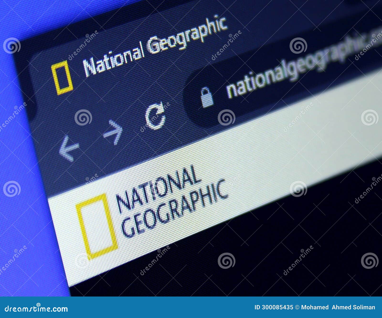 National Geographic Tv Channel Logo Editorial Image - Illustration of ...
