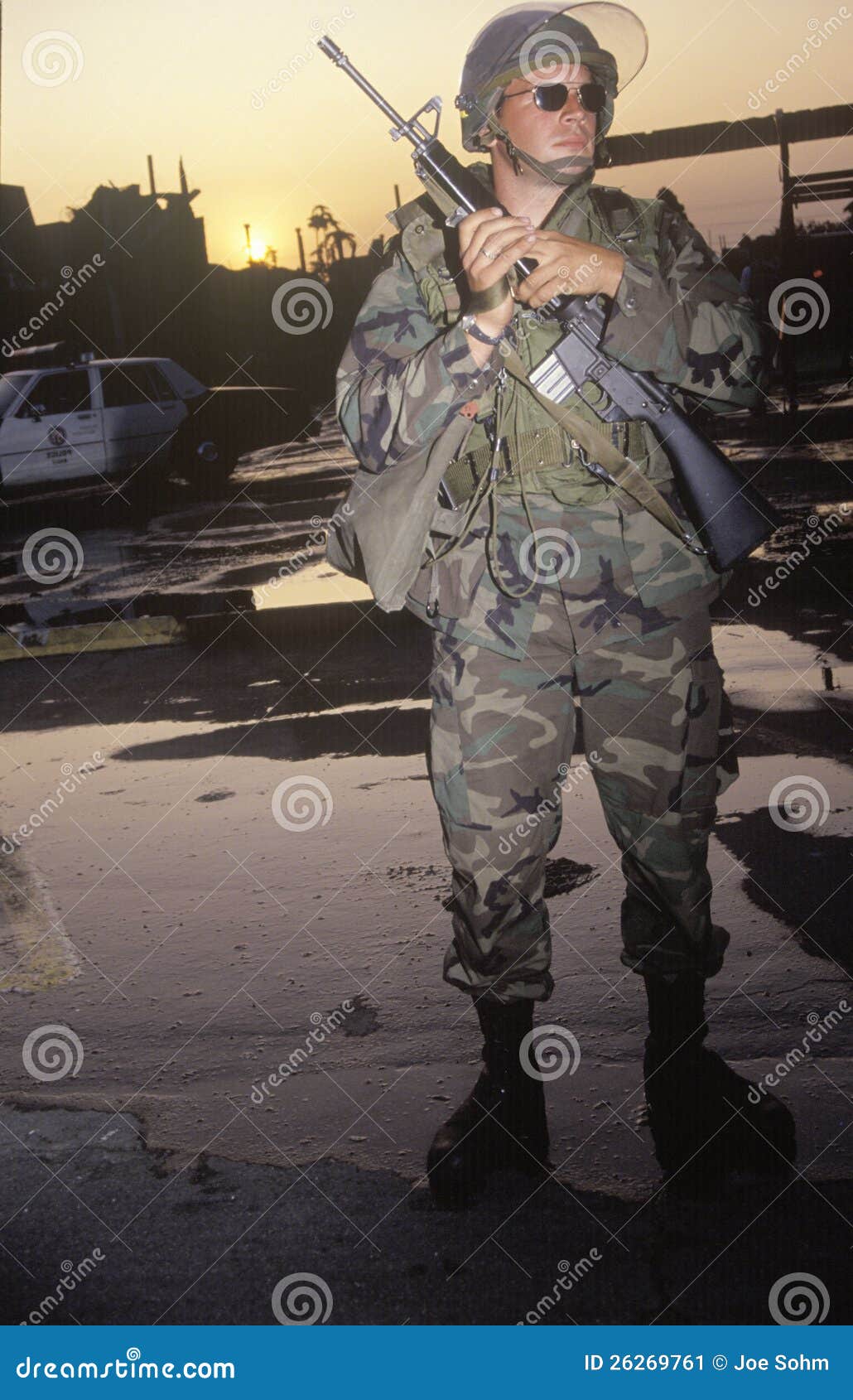 National Guardsman editorial photo. Image of fires, america - 26269761