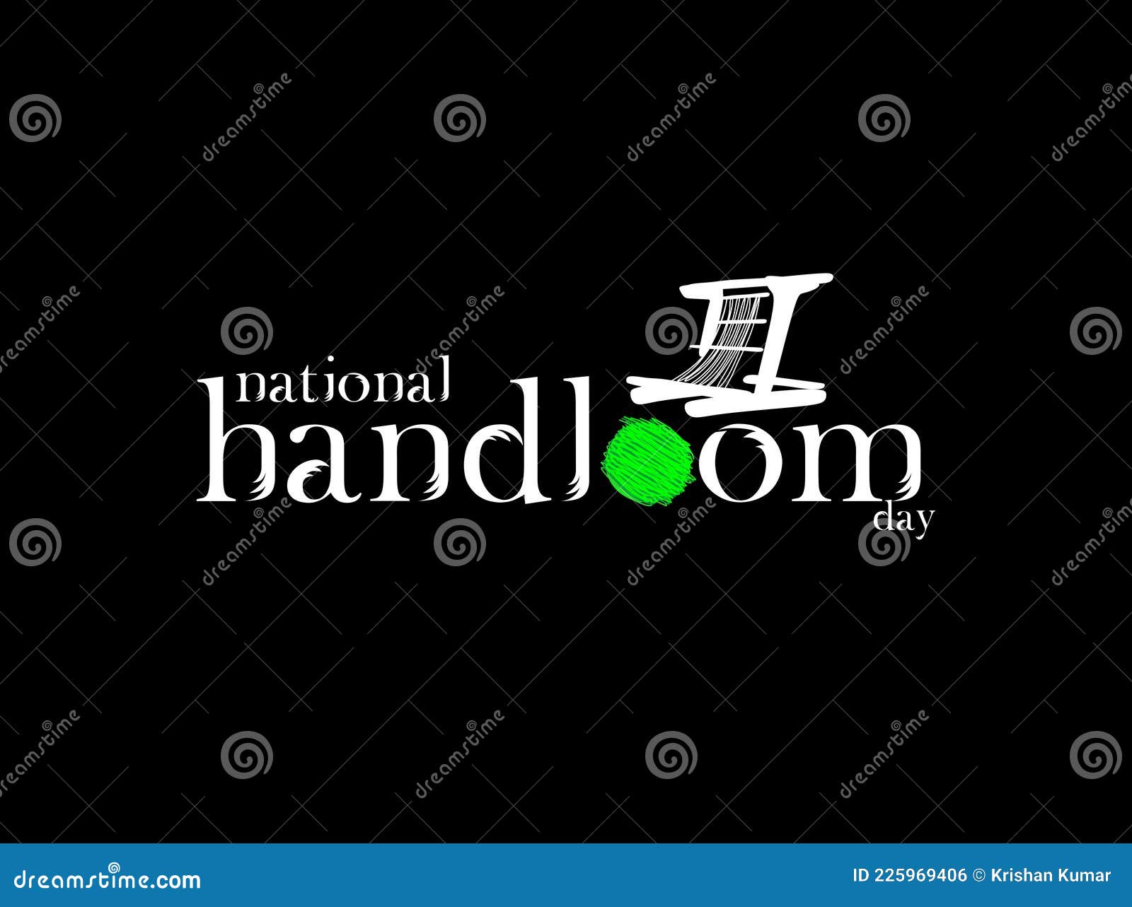 National Handloom Day Creative Design Stock Vector - Illustration of ...