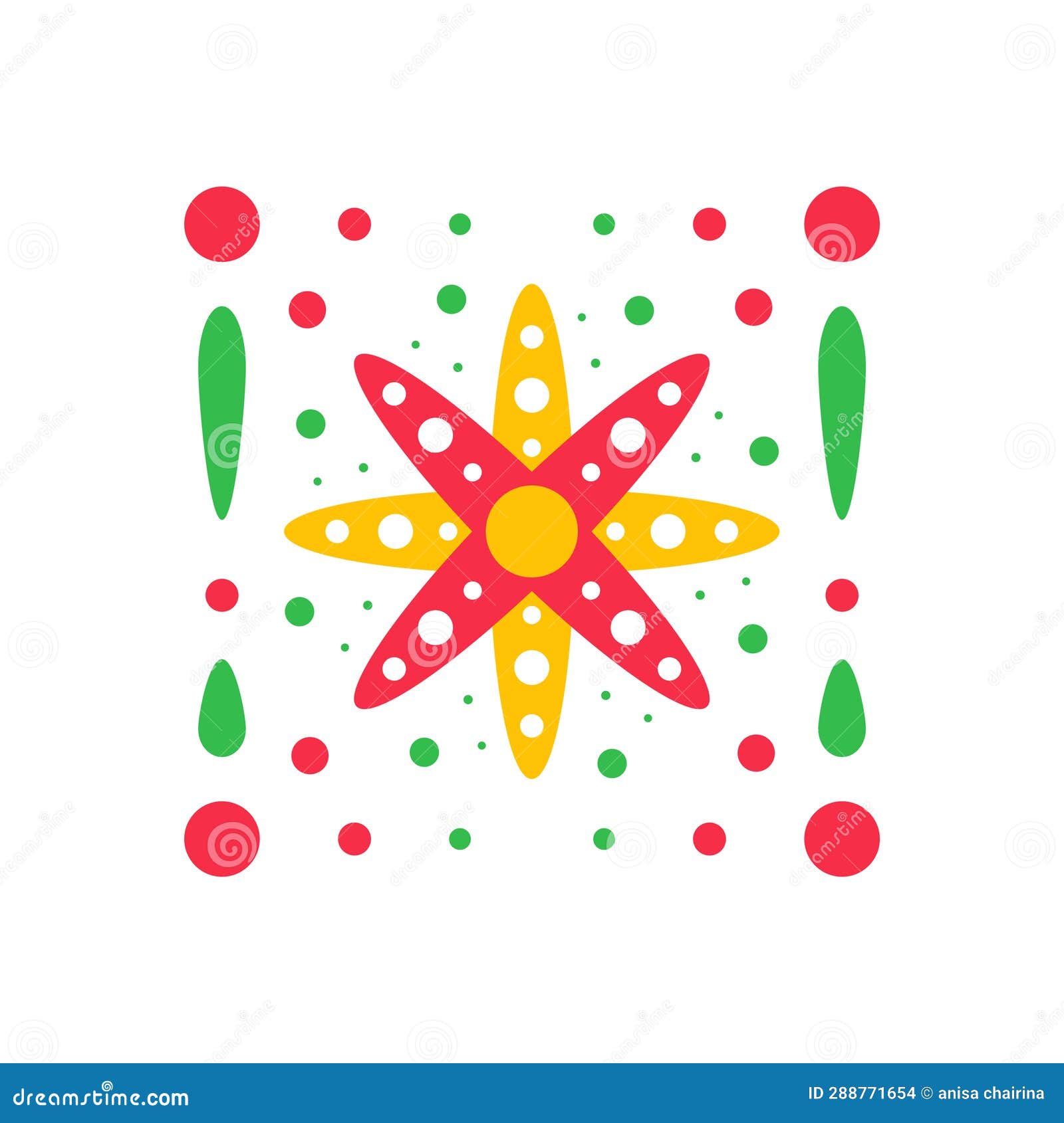 National Hispanic Heritage Month Element Design Vector Stock Vector ...