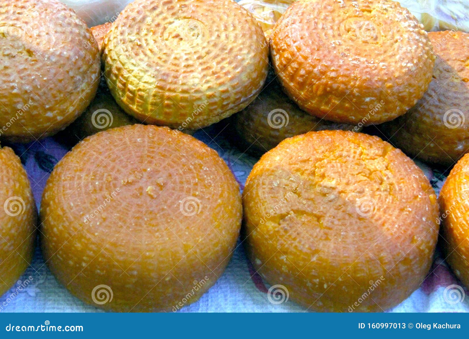 National Homemade Circassian Cheese, on the Table, Close-up Stock Image ...
