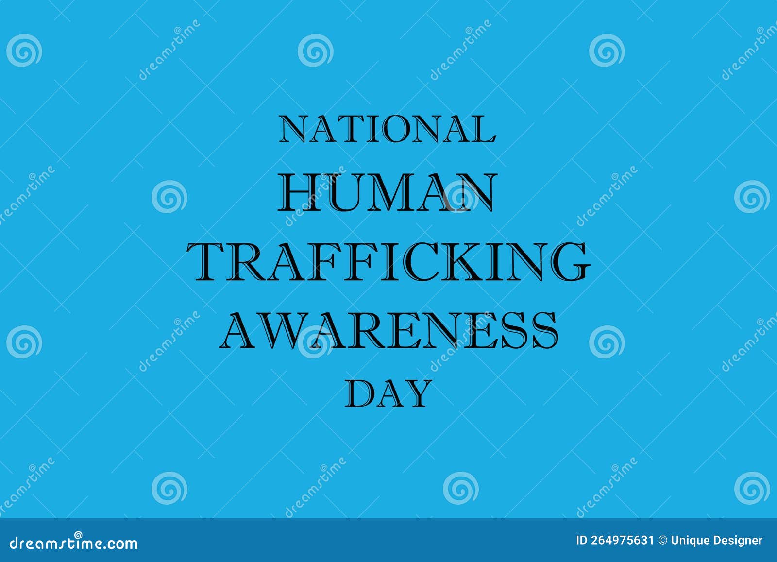 National Human Trafficking Awareness Day Background In Red Alarming ...