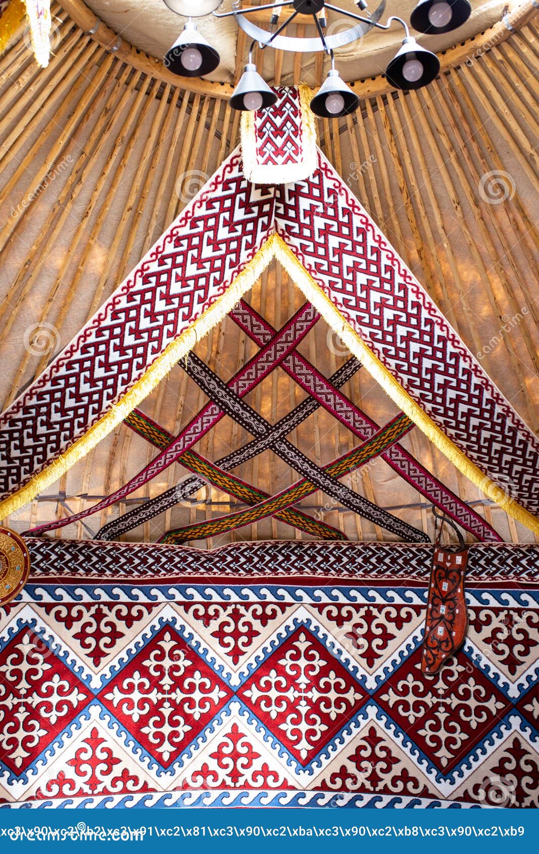 National Kazakh Patterns in the Yurt. Culture of the Kazakh People ...
