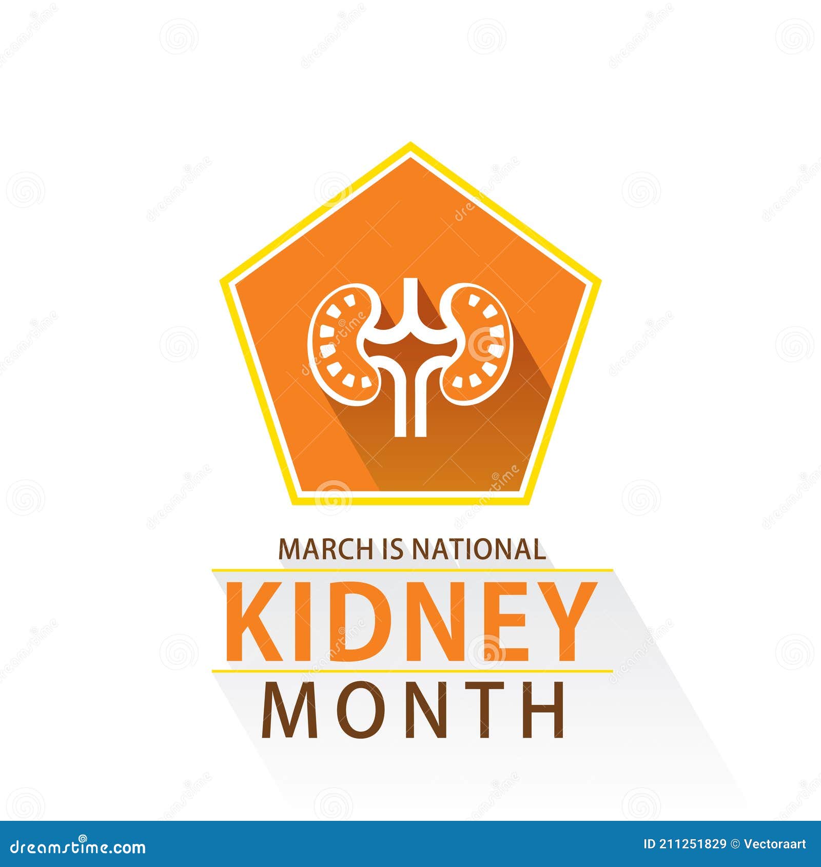The National Kidney Month Vector Illustration. Banner, Poster For ...