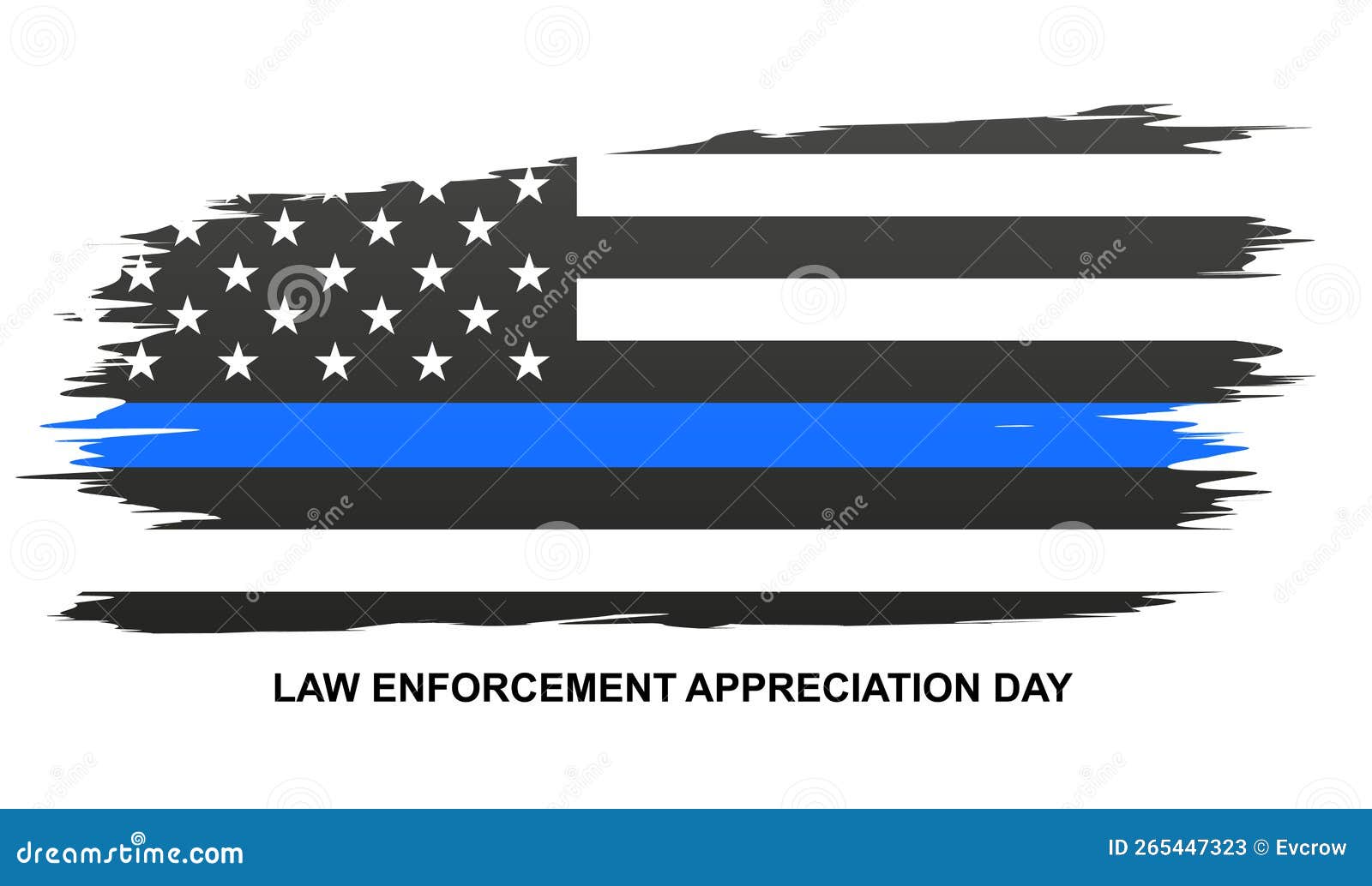 Law Enforcement Appreciation Day Background Design Template Use To ...