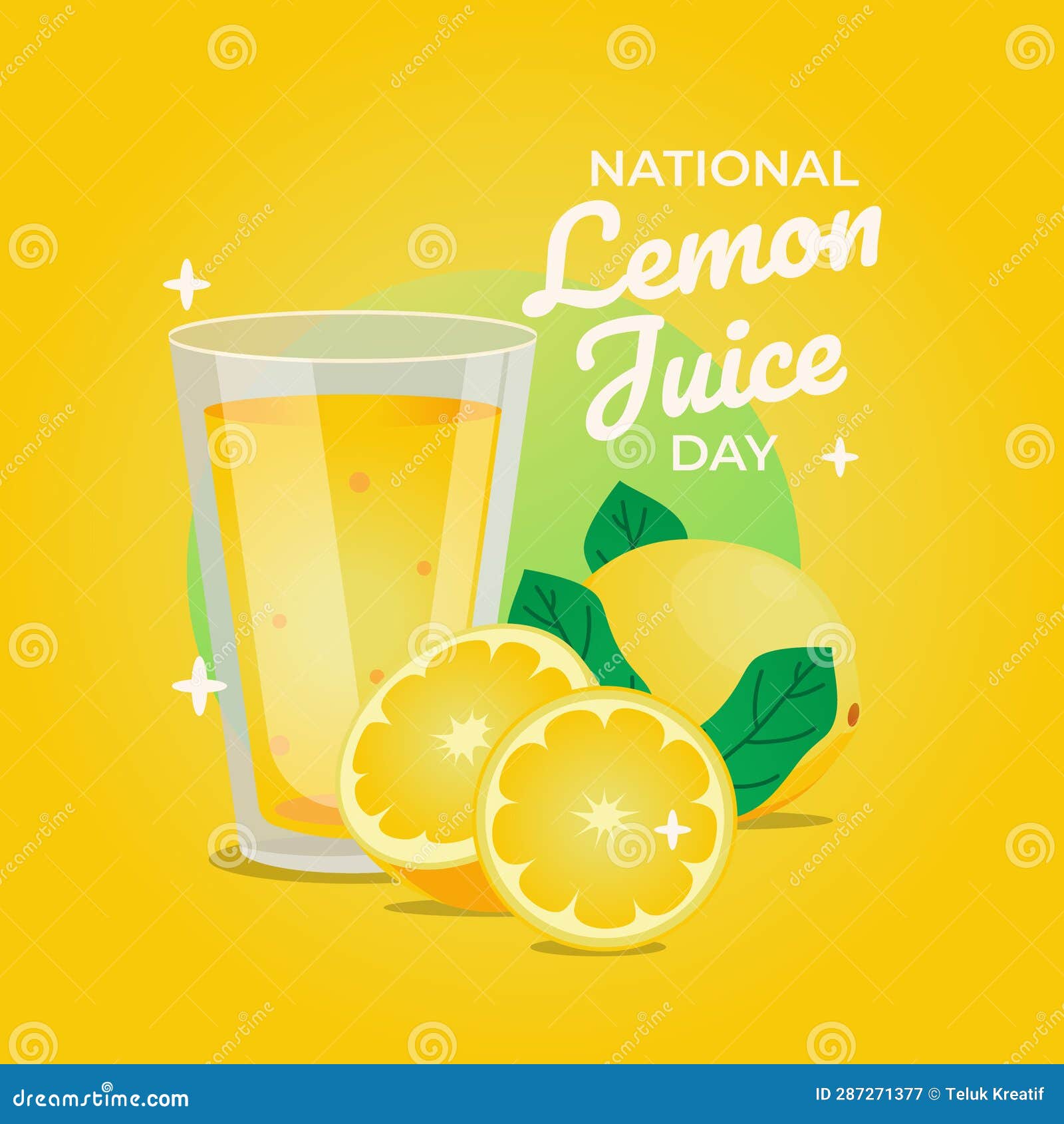 National Lemon Chiffon Cake Day Vector | CartoonDealer.com #268346704