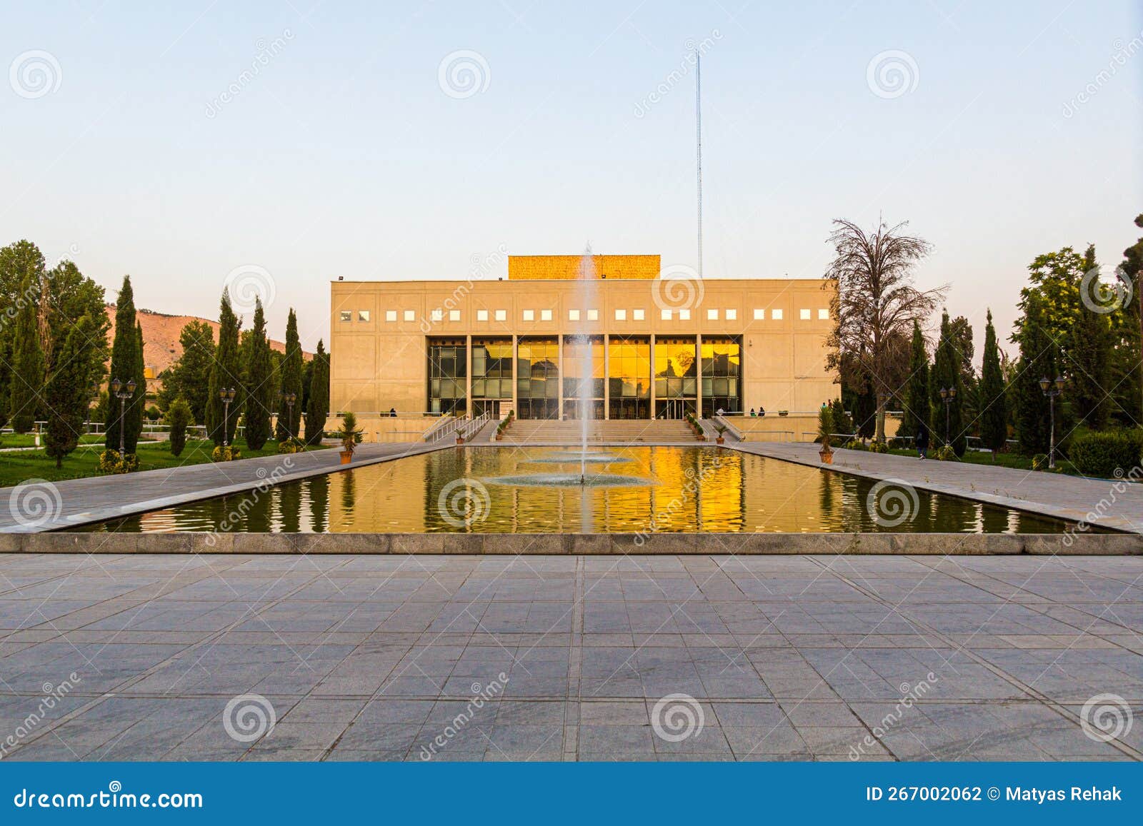 National Library and Archives of Iran Building in Shiraz, Ir Stock ...