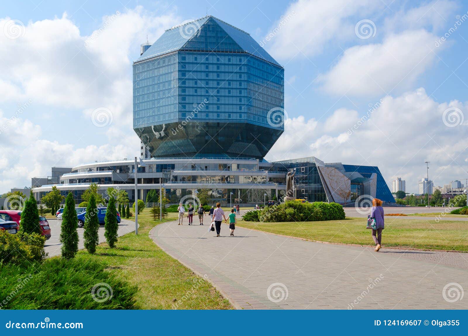 National Library of Belarus, Minsk Editorial Photography - Image of ...
