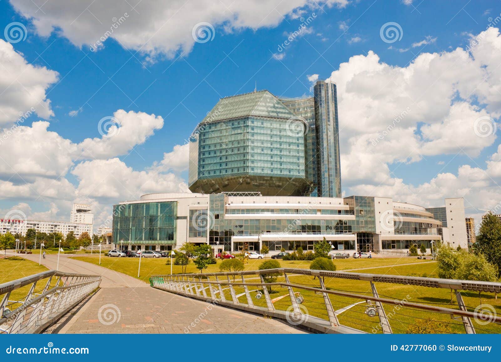 National Library of Belarus in Minsk. Stock Photo - Image of minsk ...