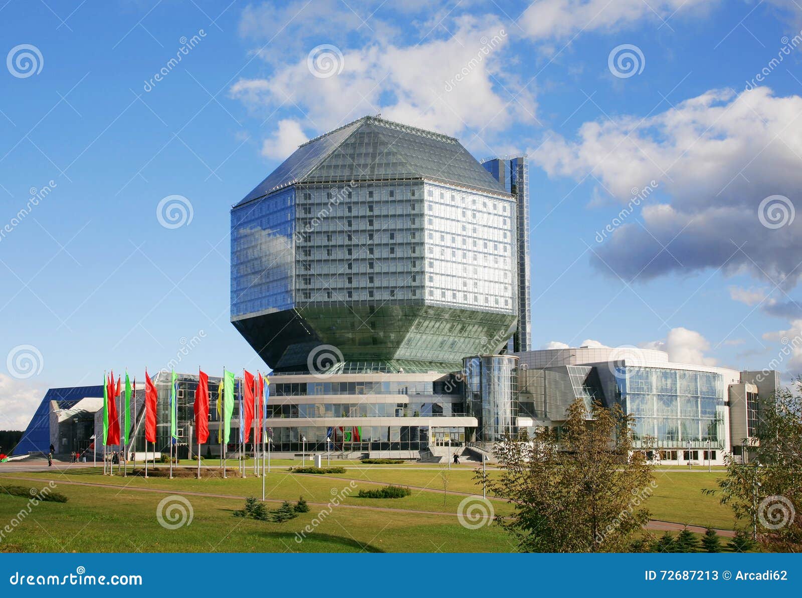 National Library of Belarus Editorial Stock Photo - Image of building ...