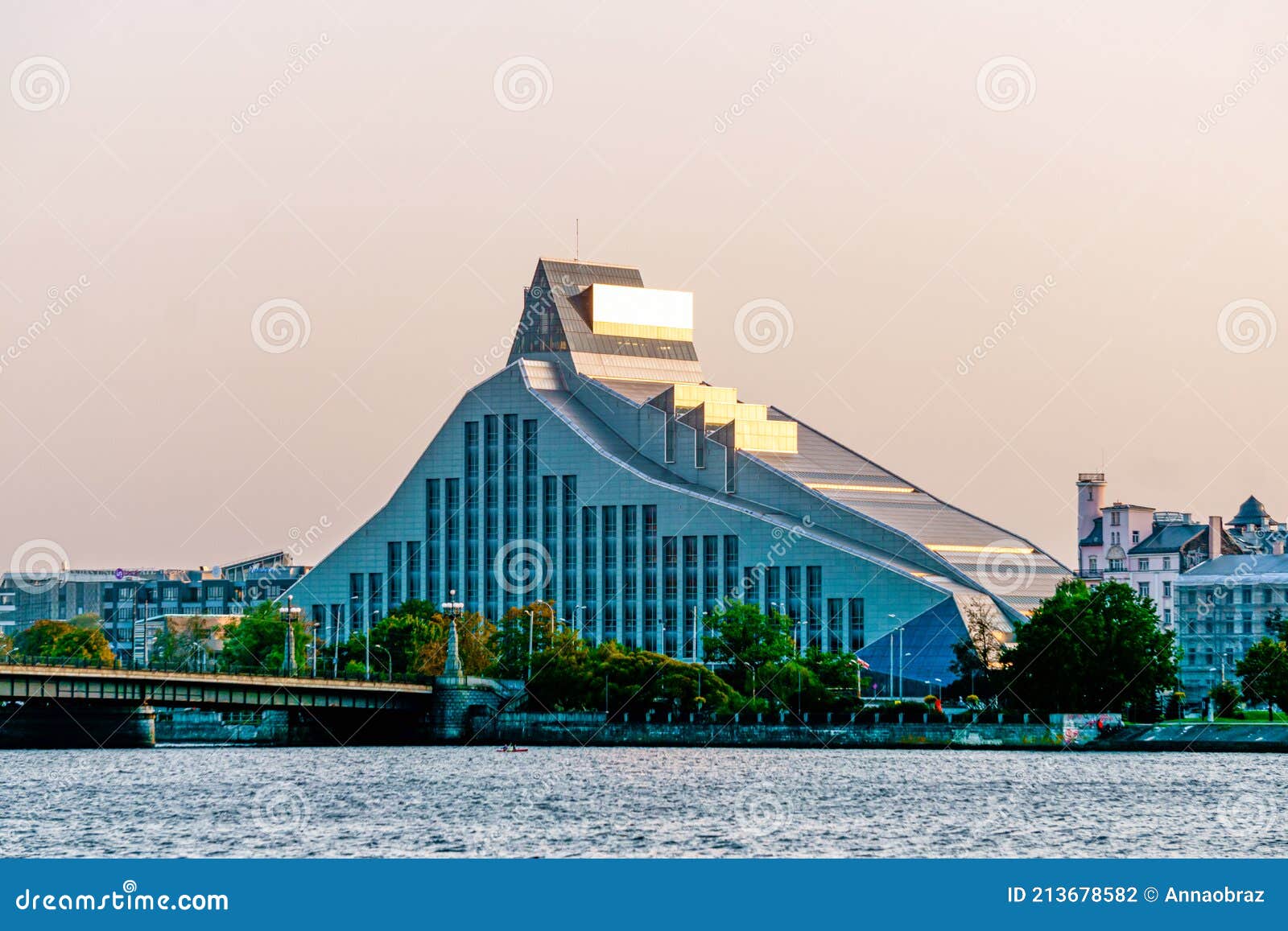 National Library Building in Riga, 22 September 2020 Latvia Editorial ...