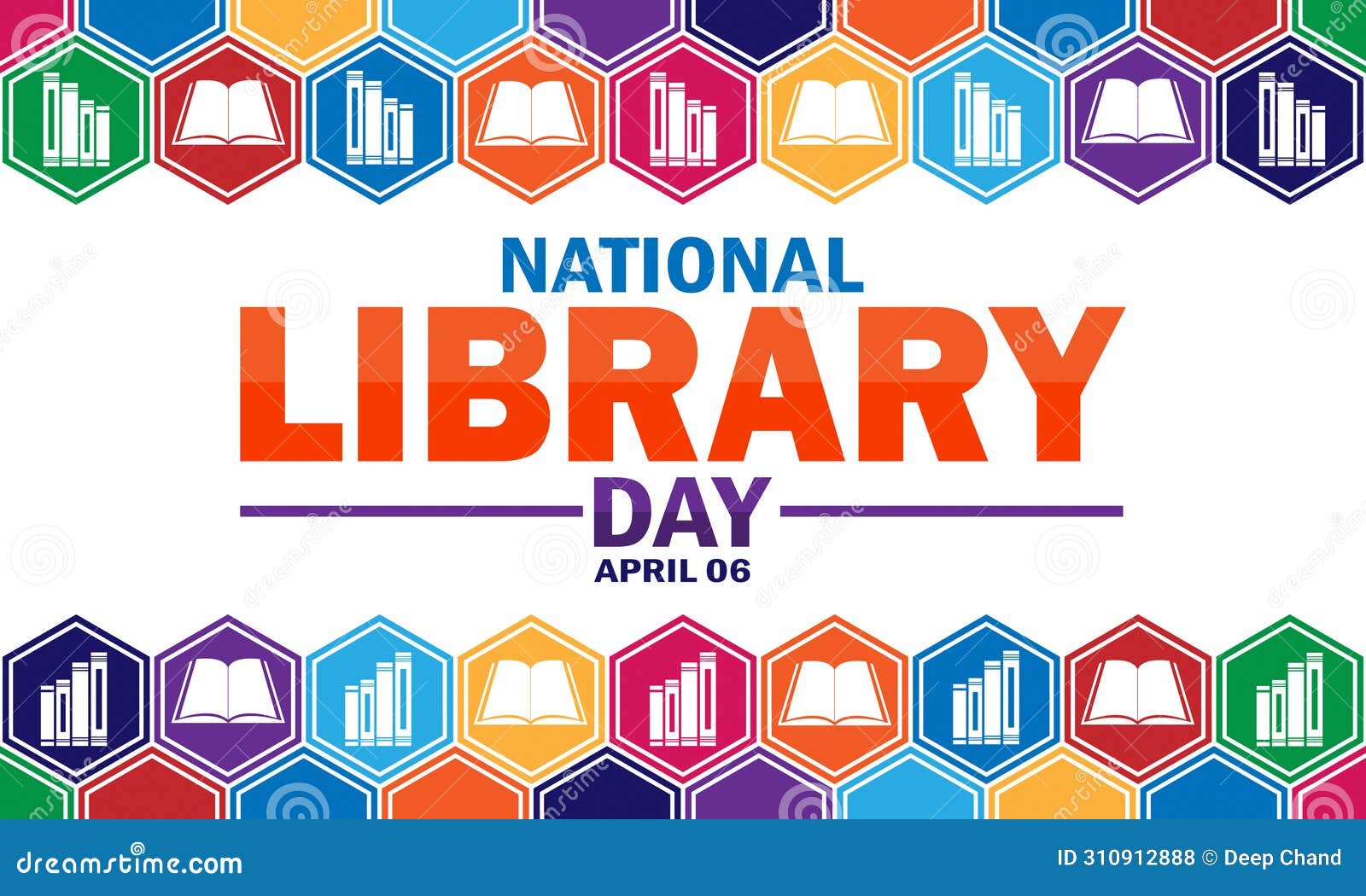National Library Day, Background Stock Illustration - Illustration of ...