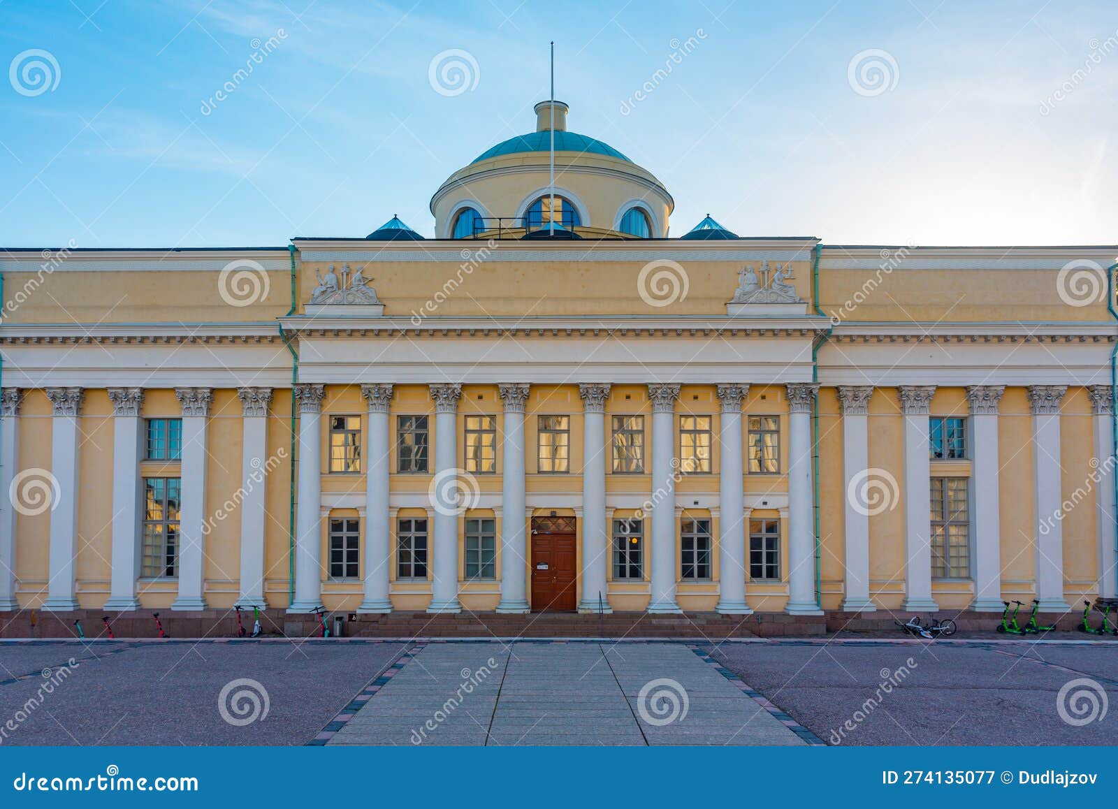 The National Library of Finland in Helsinki Stock Image - Image of ...