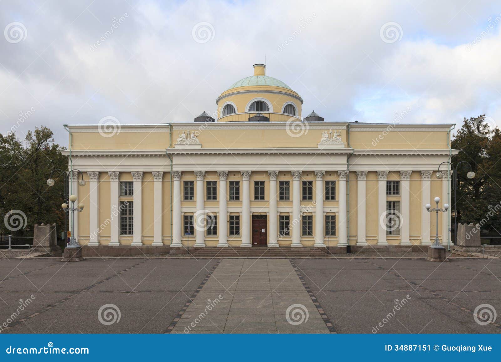 National Library of Finland Stock Image - Image of architecture ...