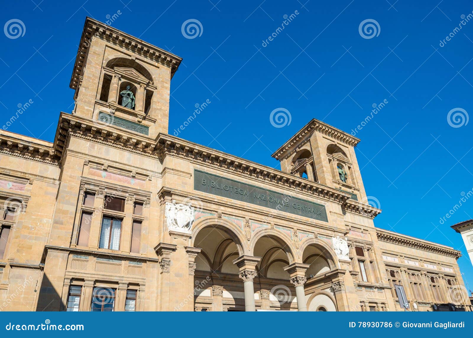 National Library of Florence, Italy Stock Photo - Image of books ...