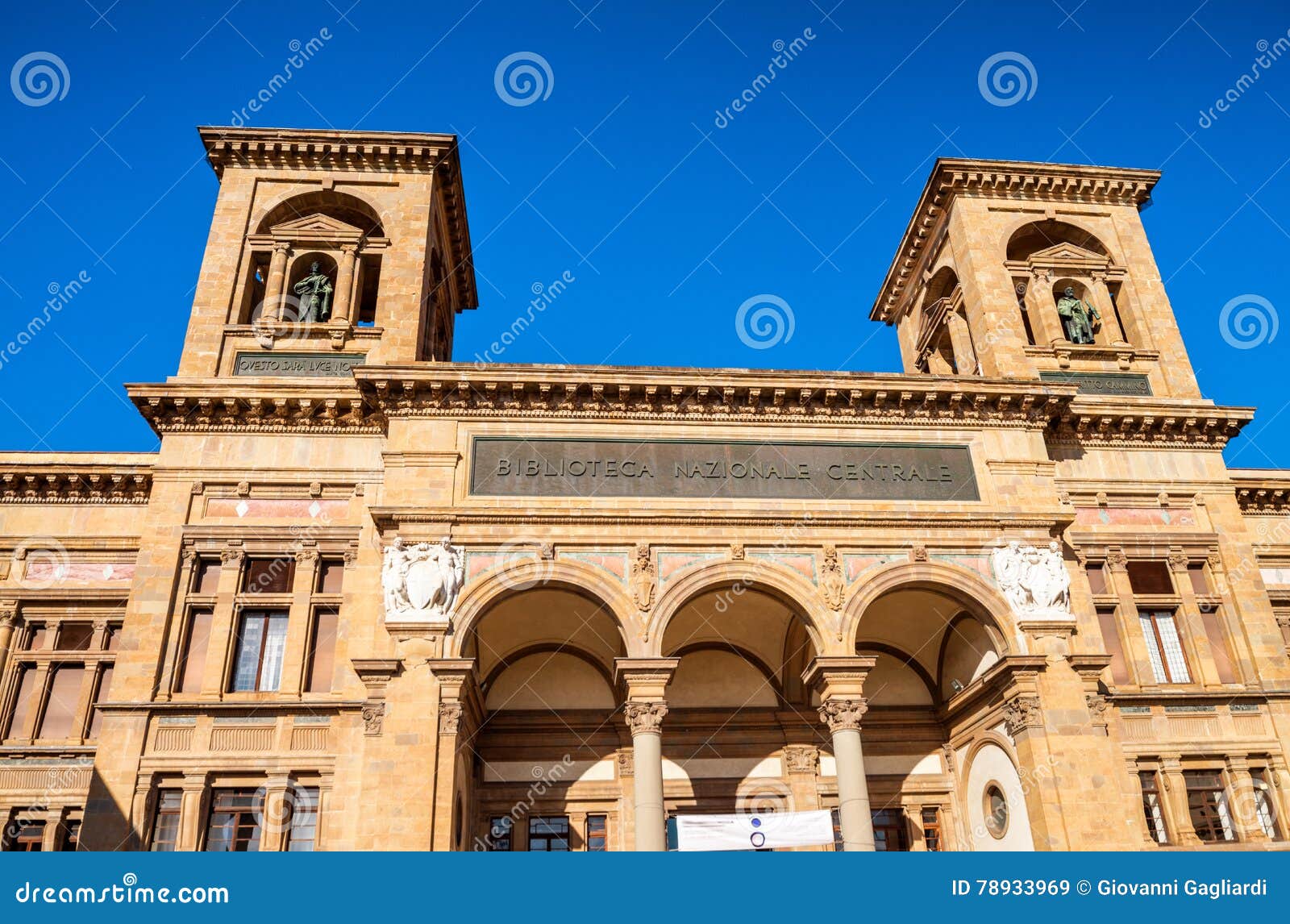National Library of Florence, Italy Stock Image - Image of italian ...