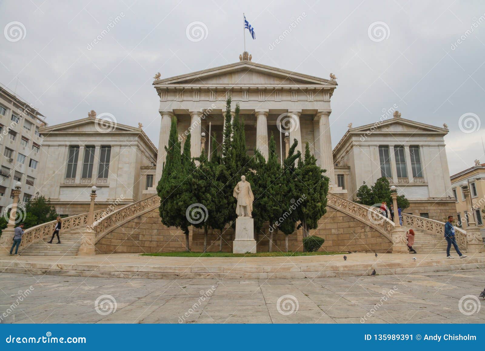 National Library of Greece stock image. Image of national - 135989391