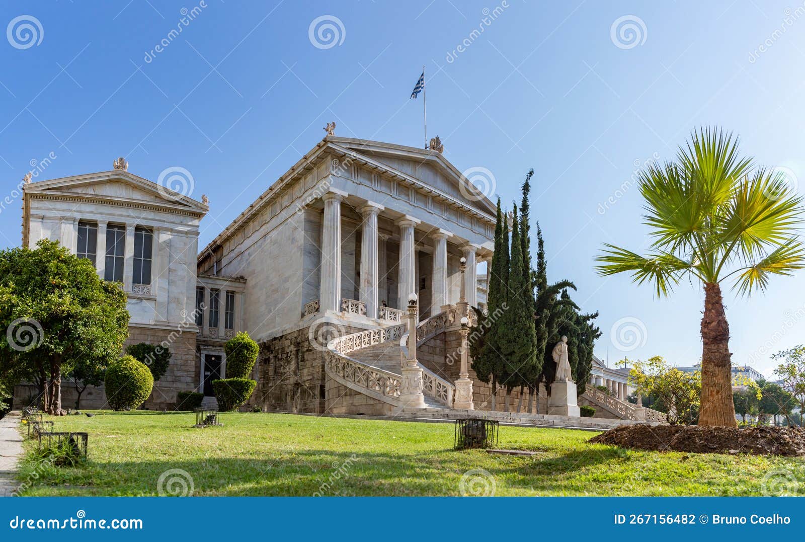 National Library of Greece editorial photography. Image of athens ...
