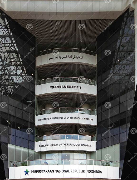 The National Library of Indonesia Editorial Photo - Image of ...