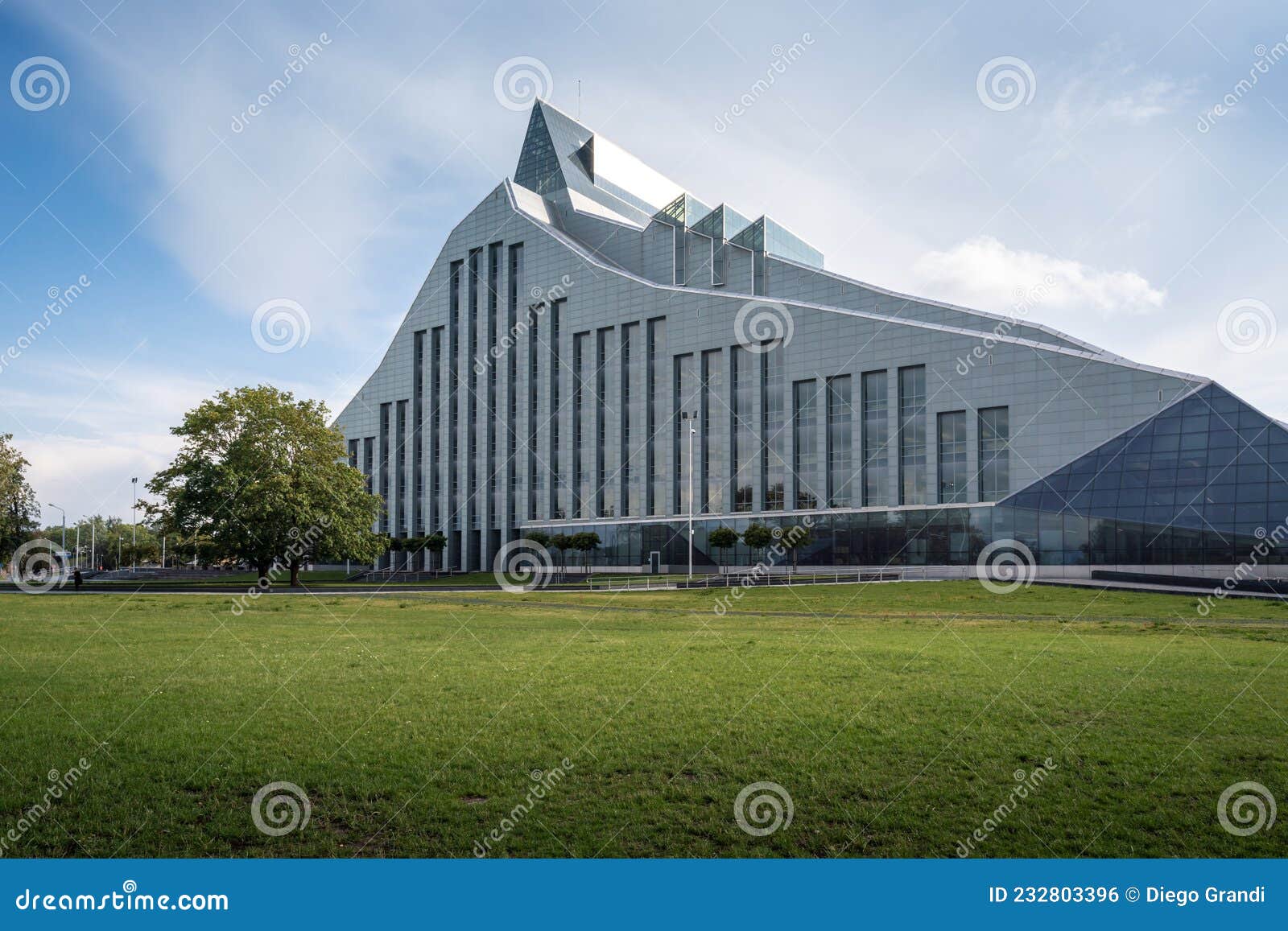 National Library of Latvia Also Known As Castle of Light - Riga, Latvia ...