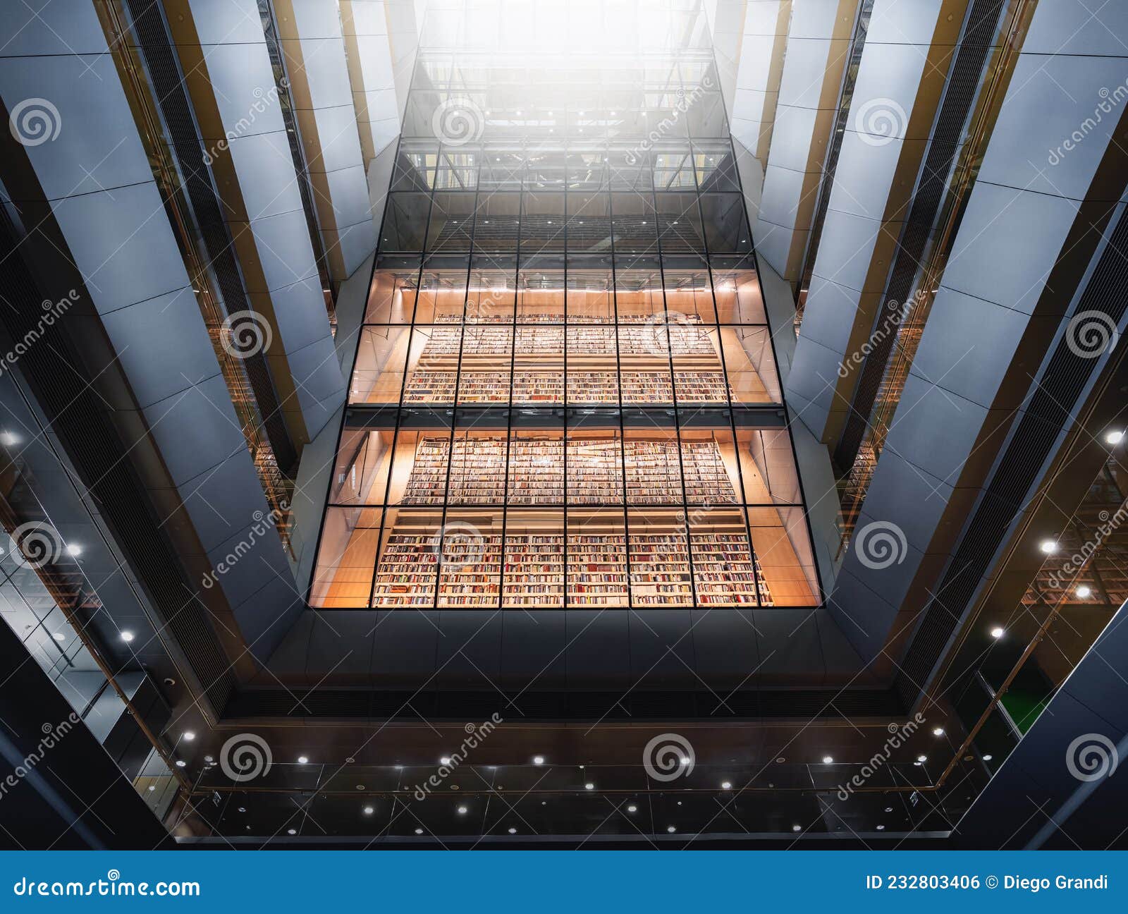 National Library of Latvia Interior Also Known As Castle of Light ...