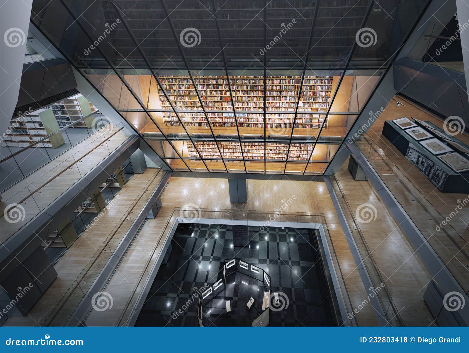 National Library of Latvia Interior Also Known As Castle of Light ...
