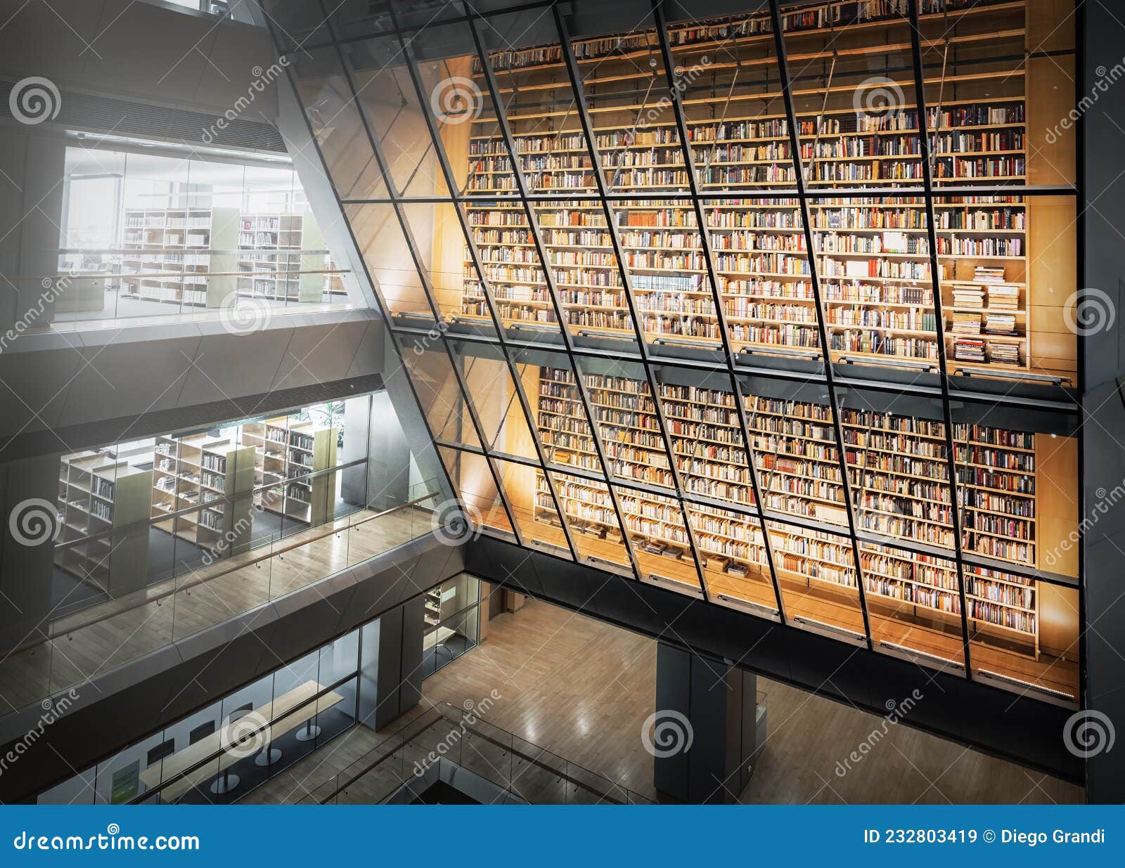 National Library of Latvia Interior Also Known As Castle of Light ...