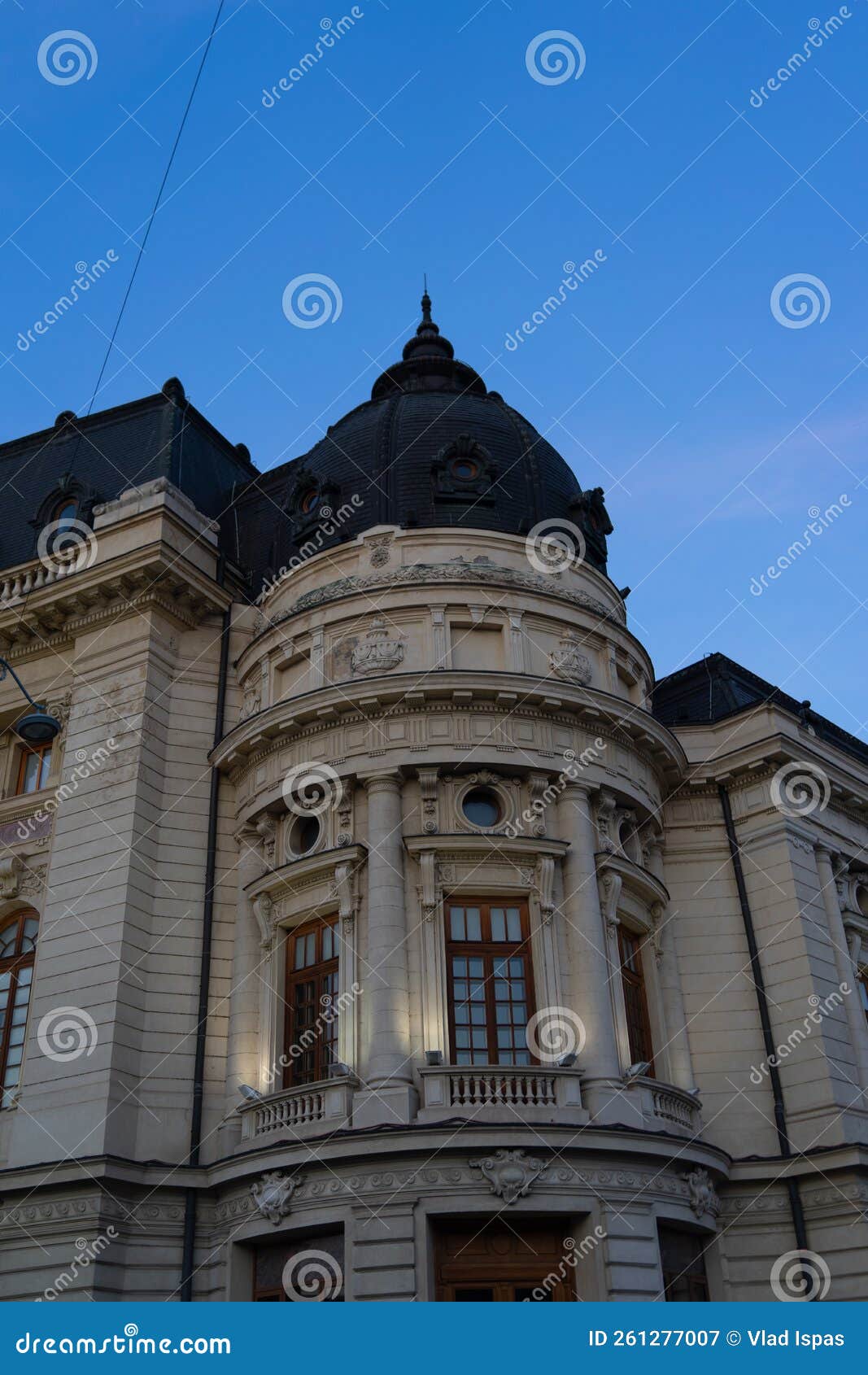 The National Library Located on Calea Victoriei in Bucharest Stock ...