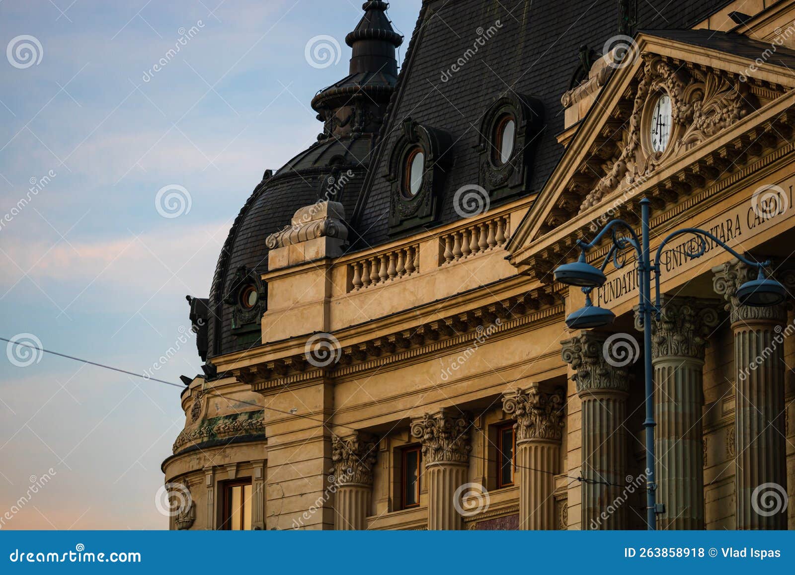 The National Library Located on Calea Victoriei in Bucharest Stock ...