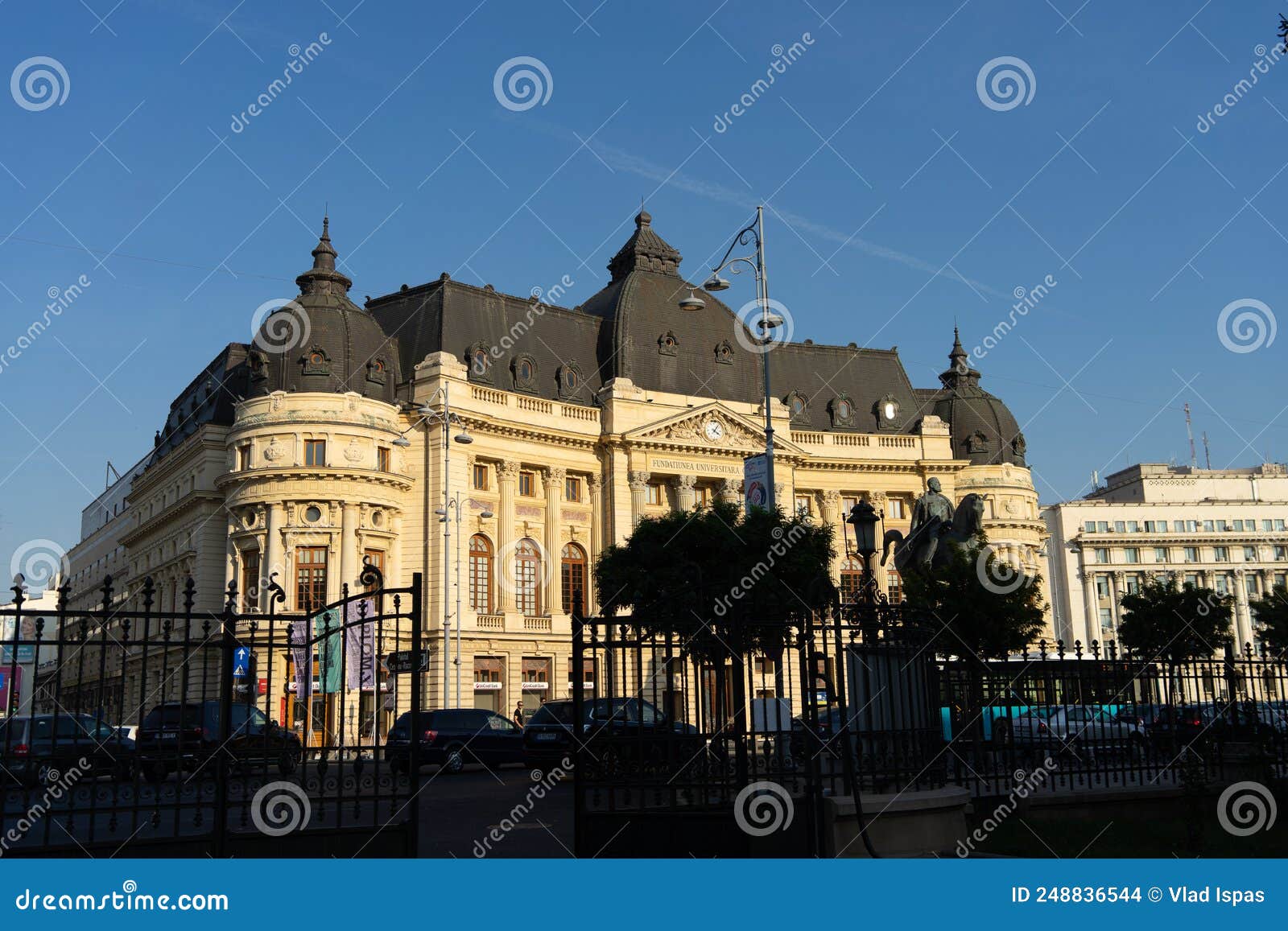 The National Library Located on Calea Victoriei in Bucharest, Romania ...