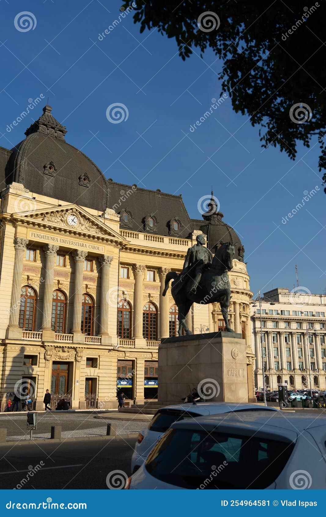 The National Library Located on Calea Victoriei in Bucharest, Romania ...