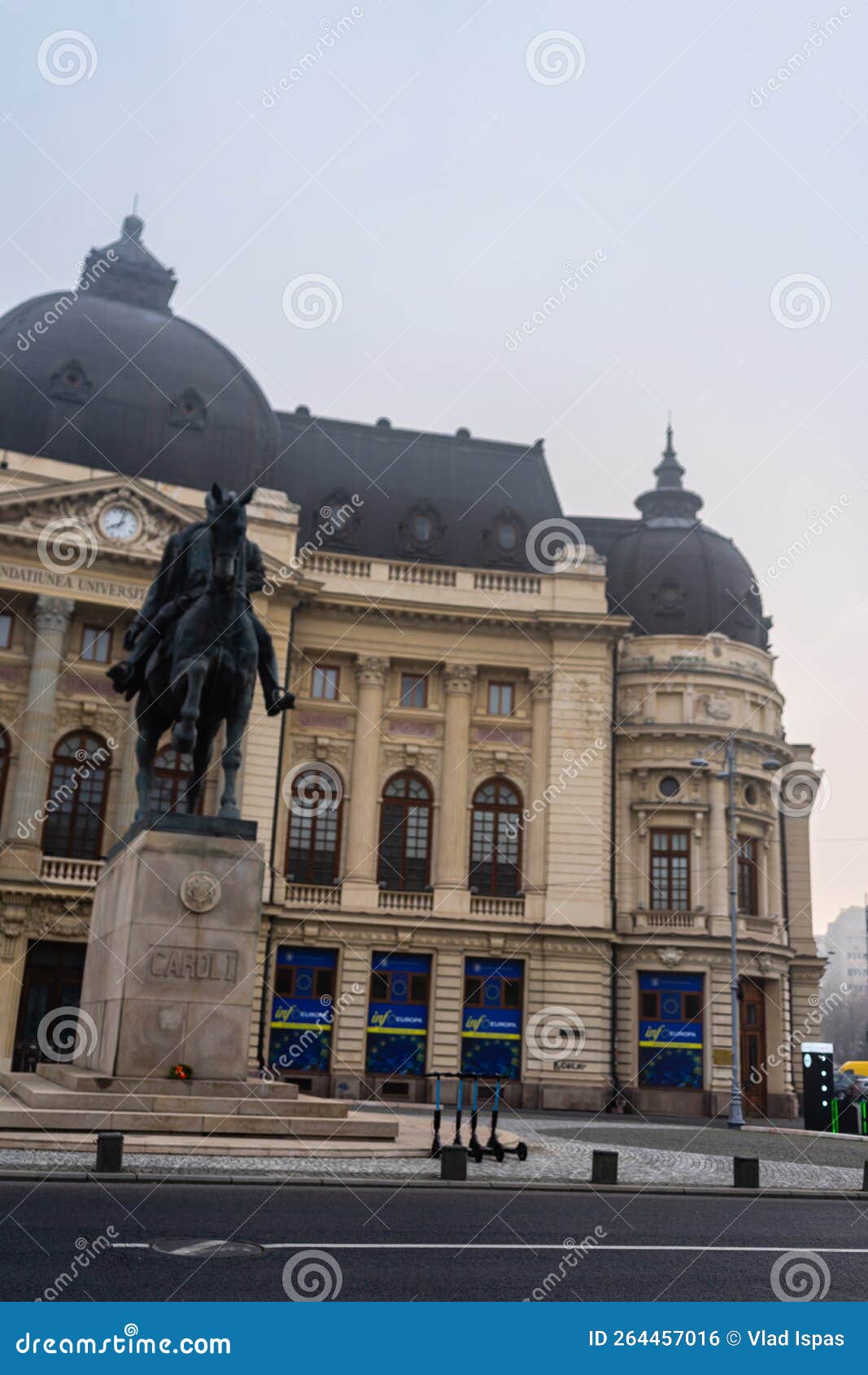 The National Library Located on Calea Victoriei in Bucharest, Romania ...