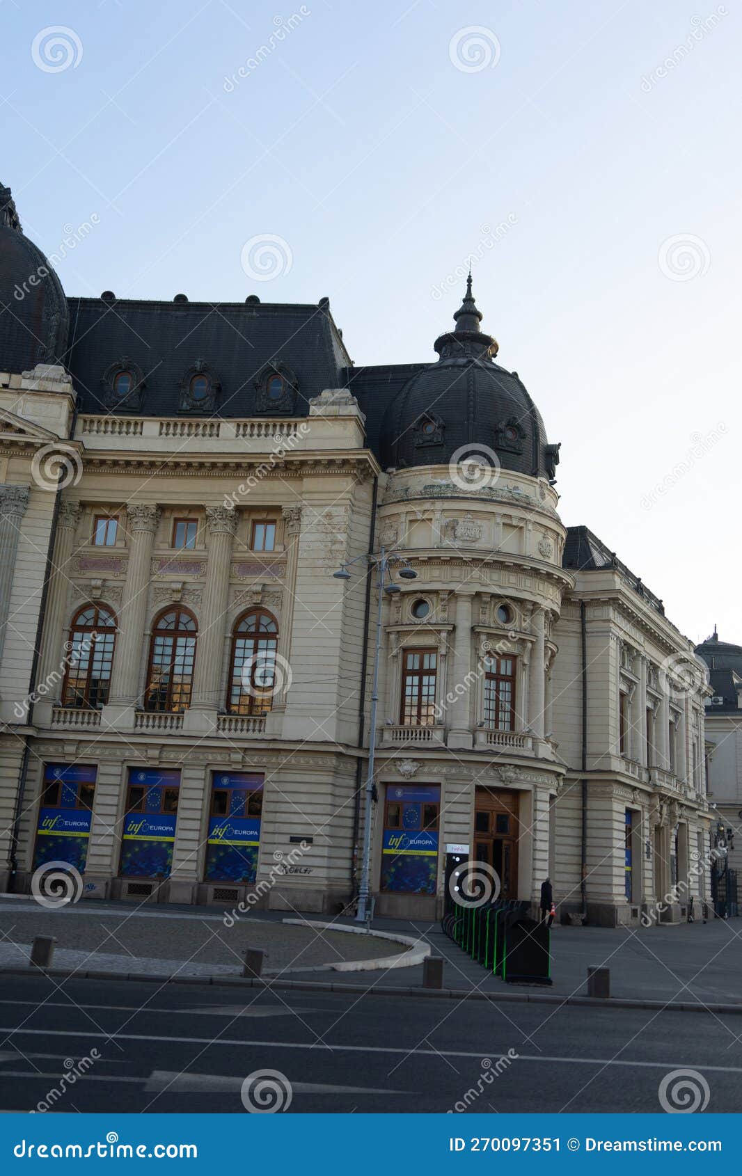The National Library Located on Calea Victoriei in Bucharest, Romania ...