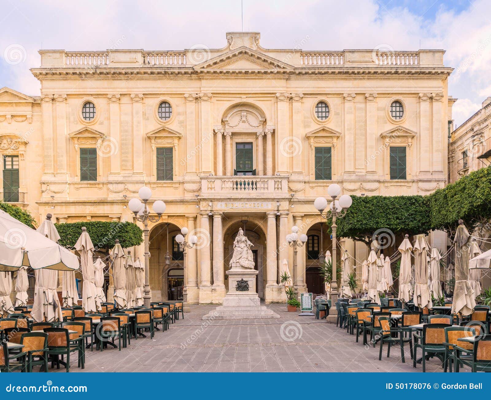 The National Library of Malta Stock Photo - Image of valletta ...