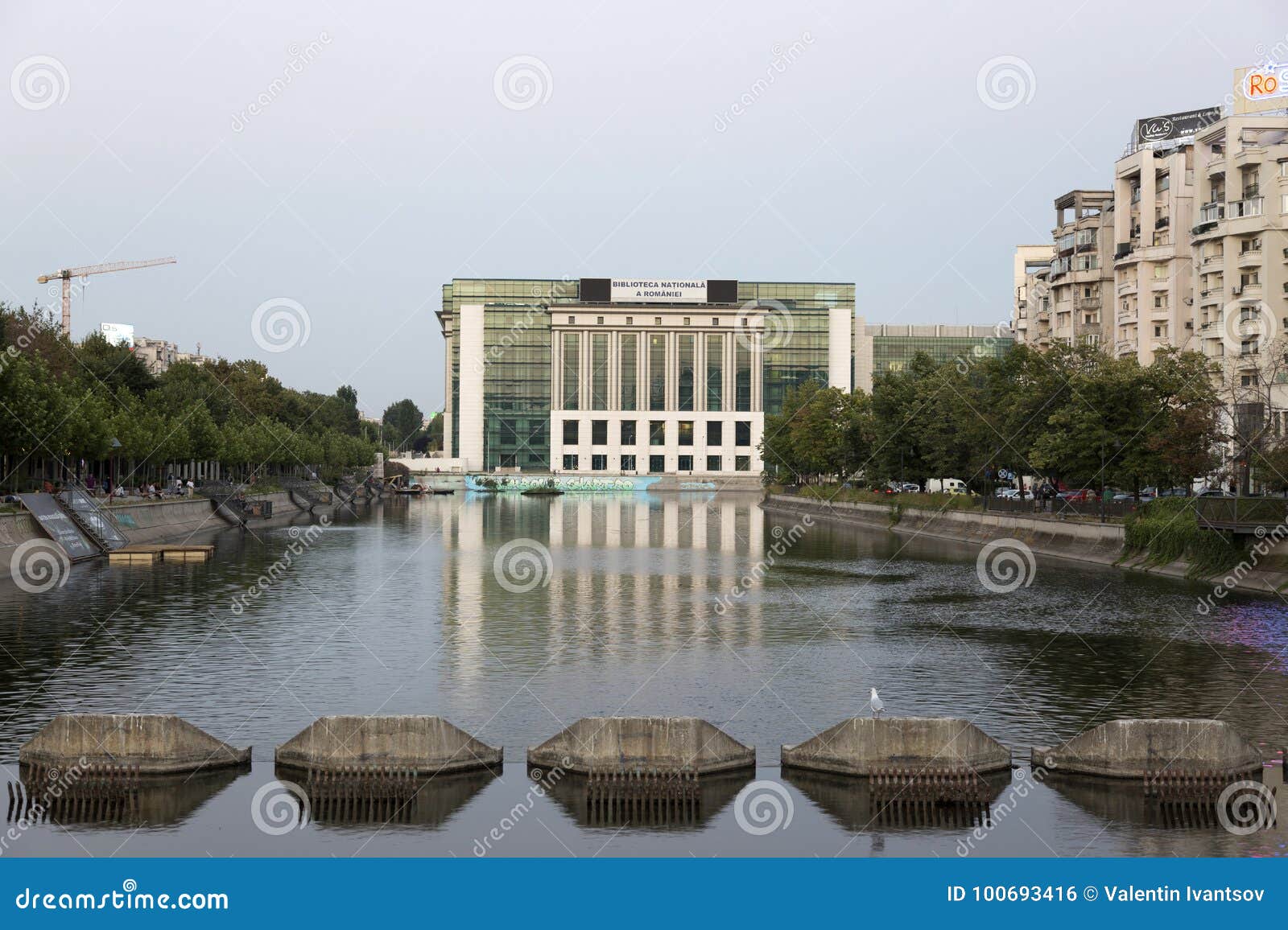 National Library of Romania in Bucharest Editorial Photo - Image of ...