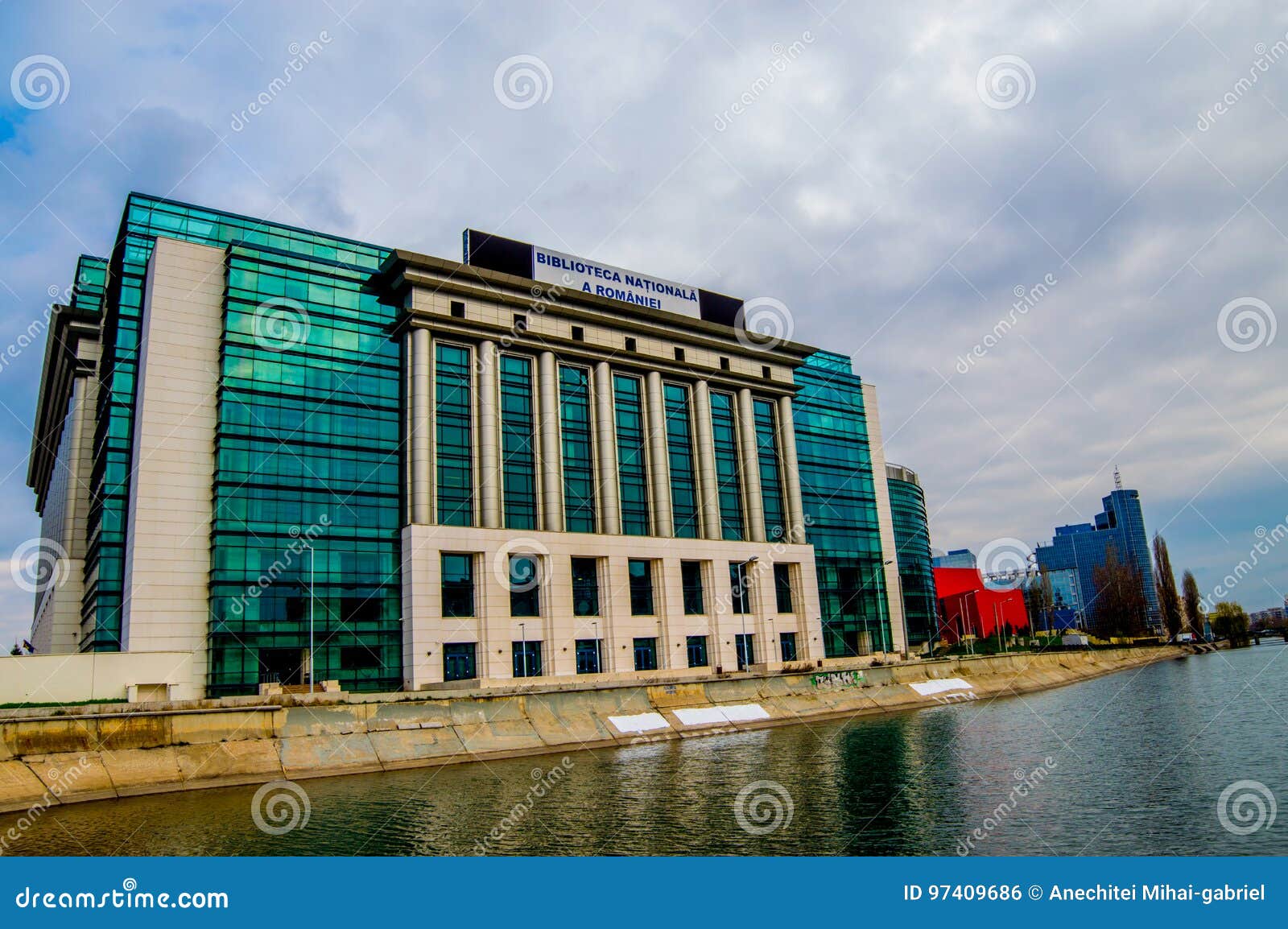 National Library of Romania Stock Photo - Image of college, opere: 97409686