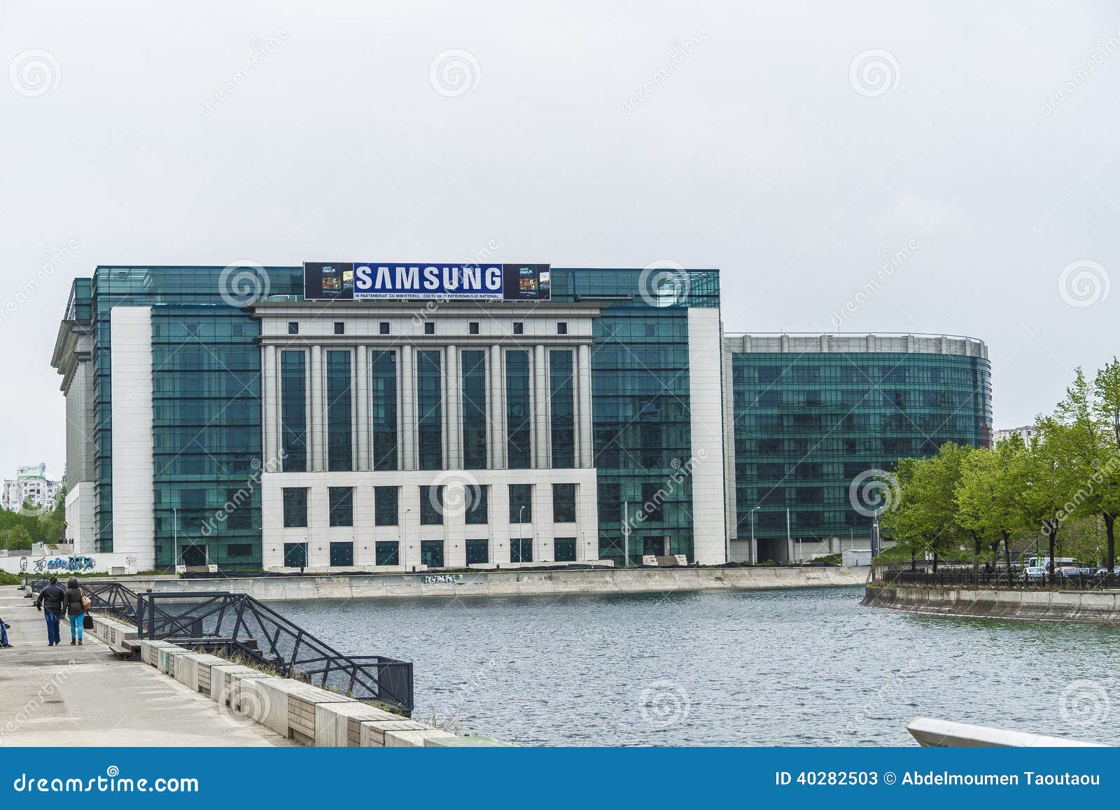 National Library of Romania Editorial Stock Photo - Image of bright ...