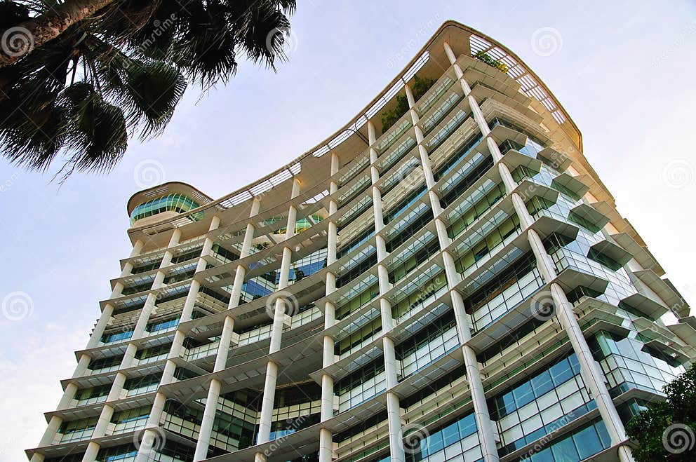 National Library of Singapore Stock Image - Image of landmark, pillar ...