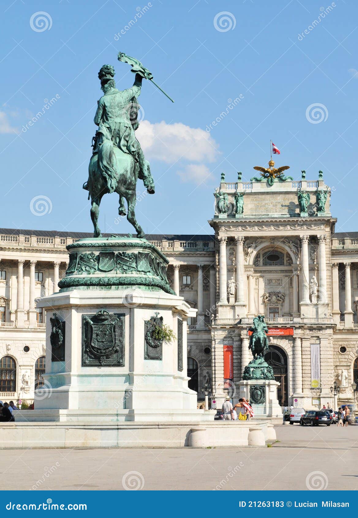 National Library in Vienna, Austria Editorial Stock Photo - Image of ...