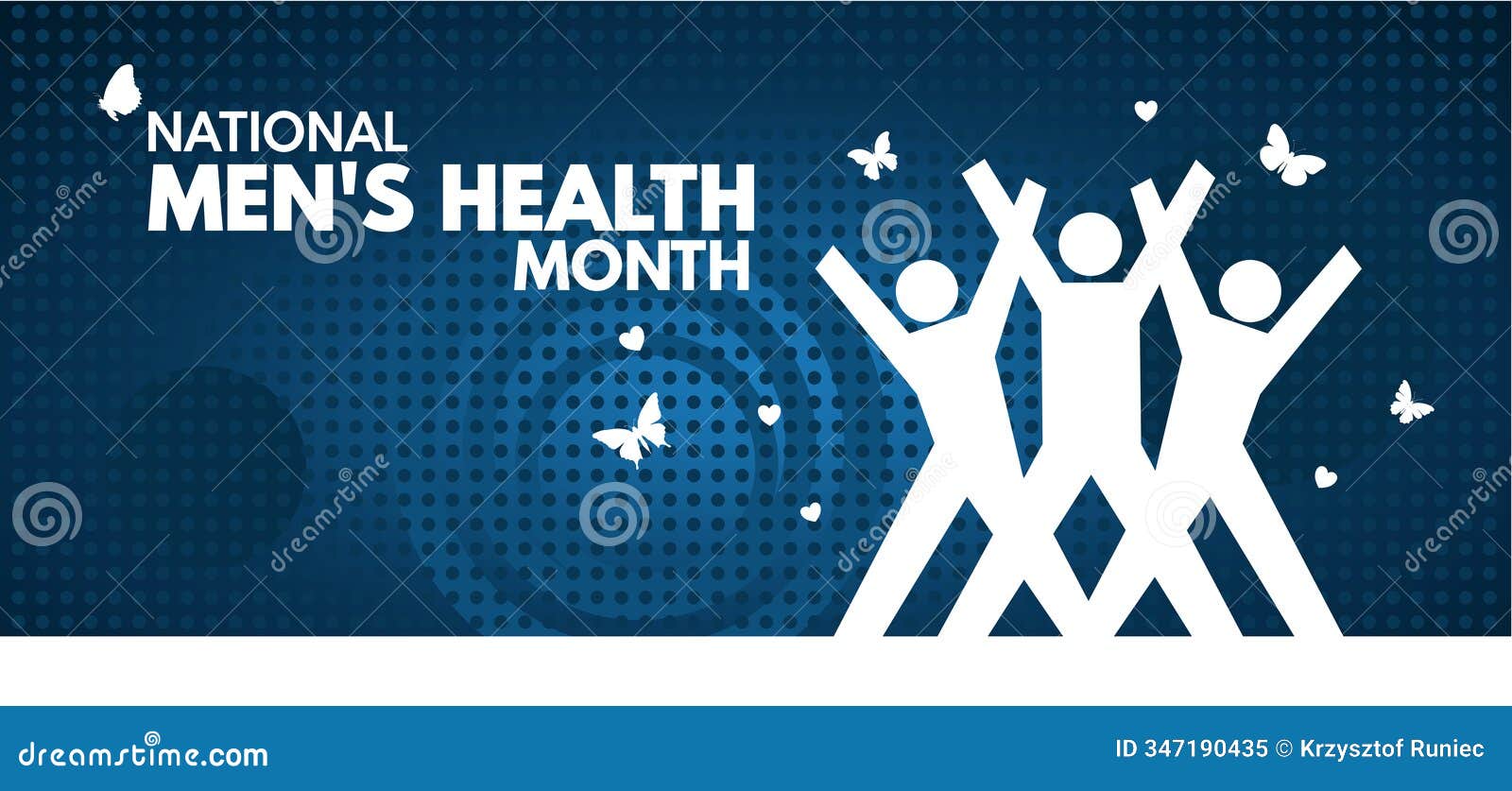 National Mens Health Month stock illustration. Illustration of month ...