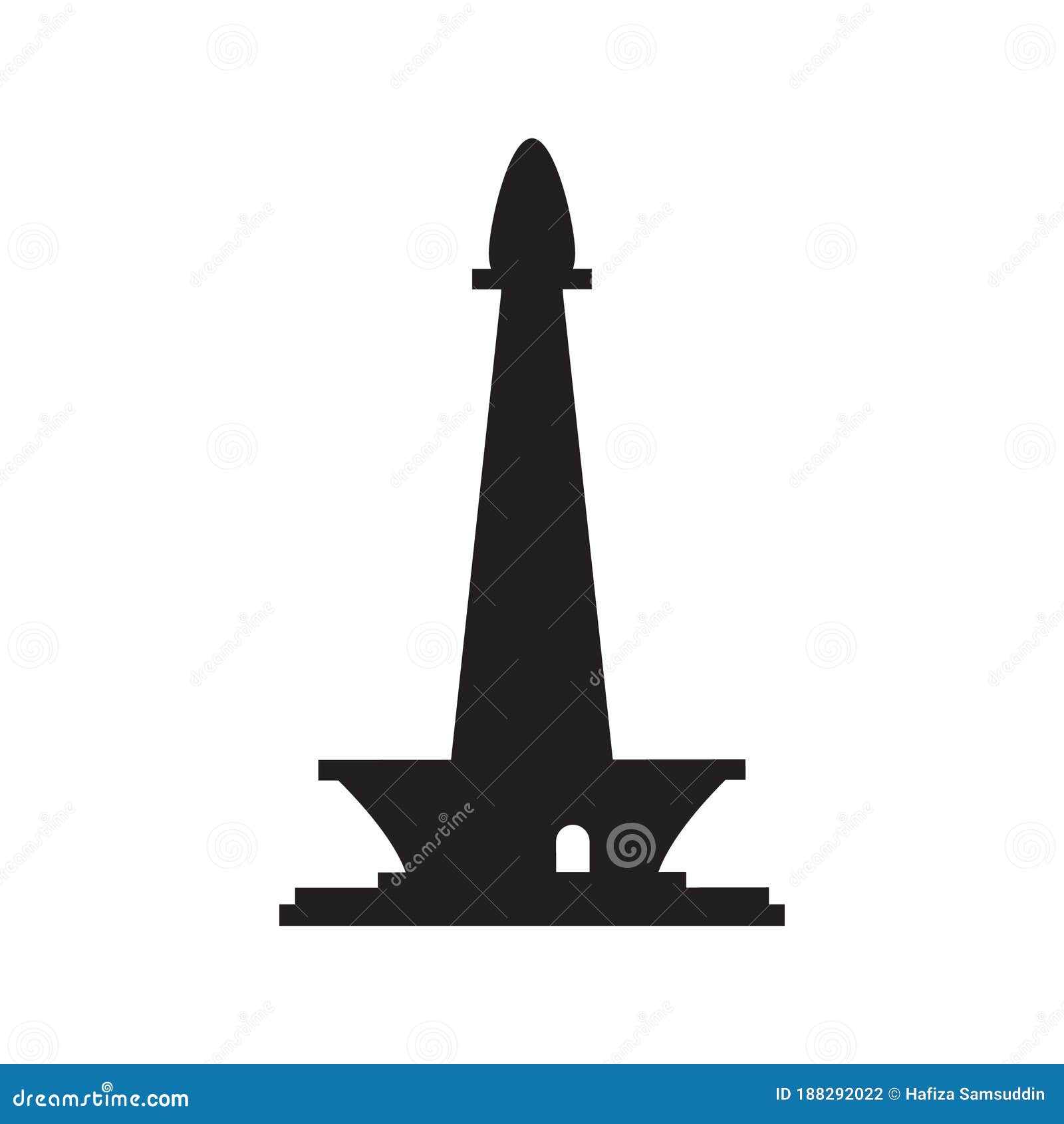 National Monument Indonesia. Vector Illustration Decorative Design ...