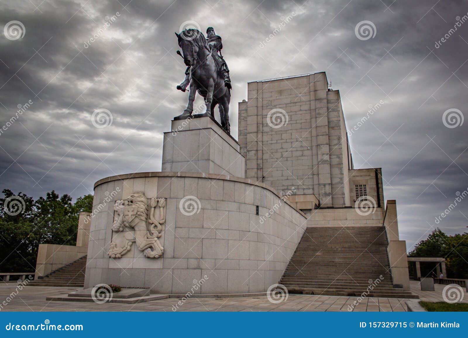 National Monument on Vitkov Stock Image - Image of vitkov ...