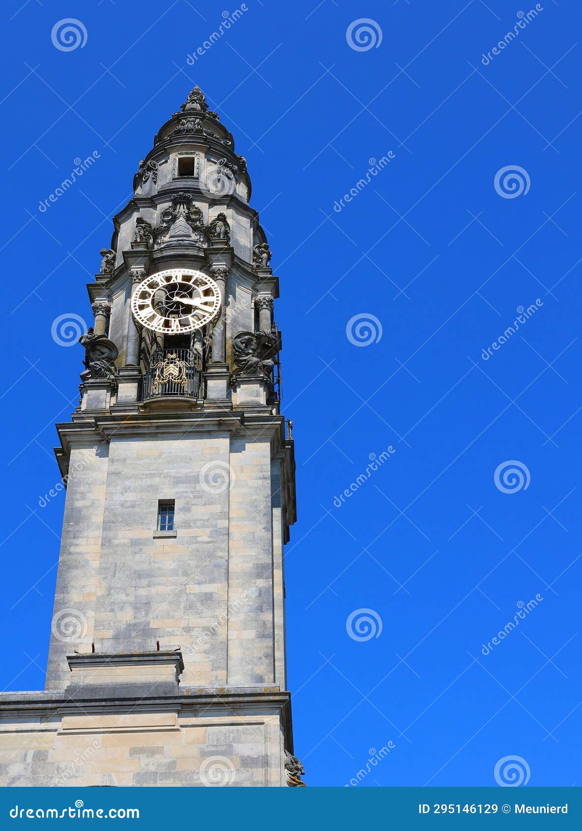 National Museum Cardiff Clock Tower Editorial Stock Image - Image of ...