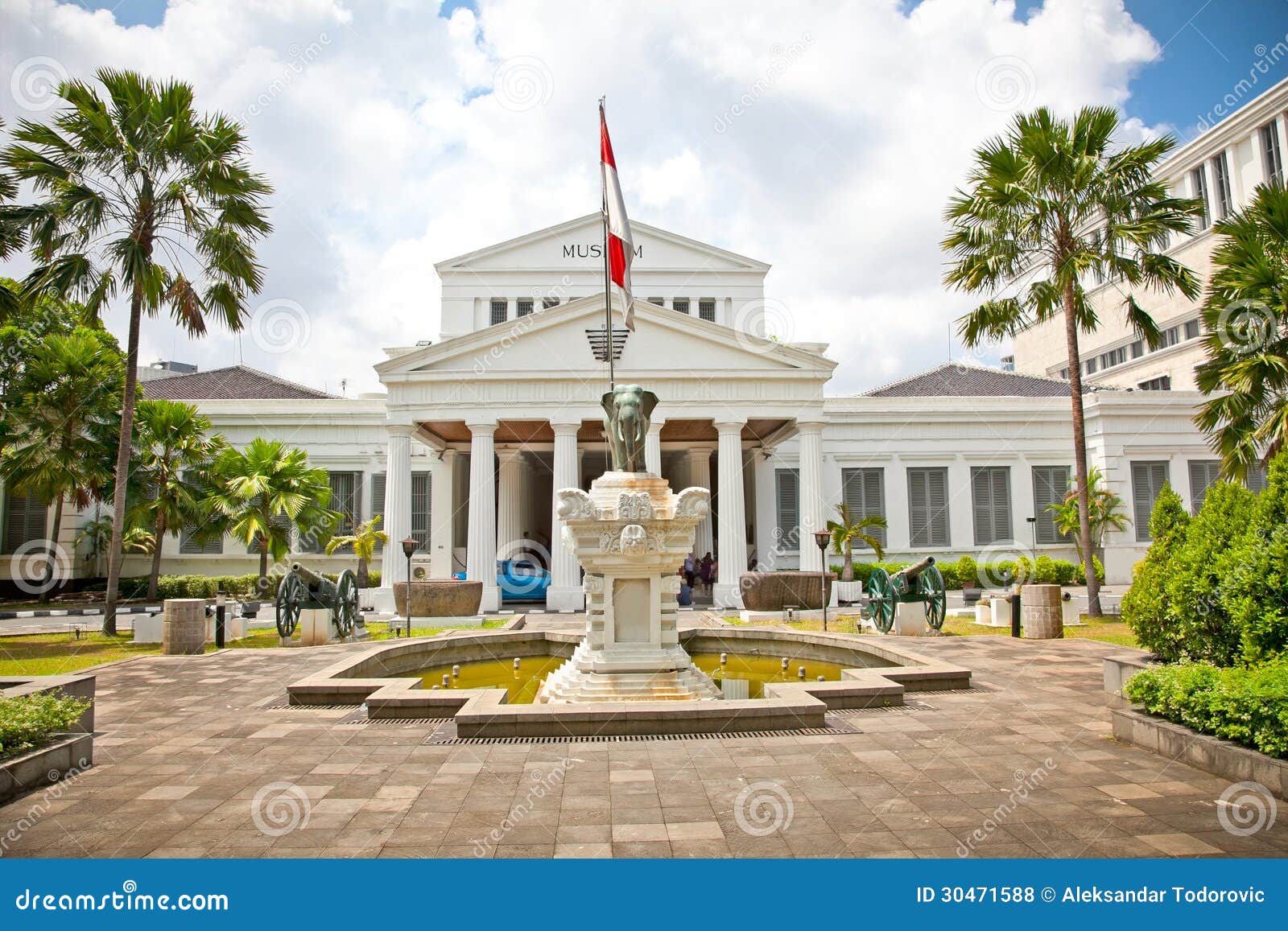 National Museum on Merdeka Square in Jakarta, Indonesia. Editorial ...