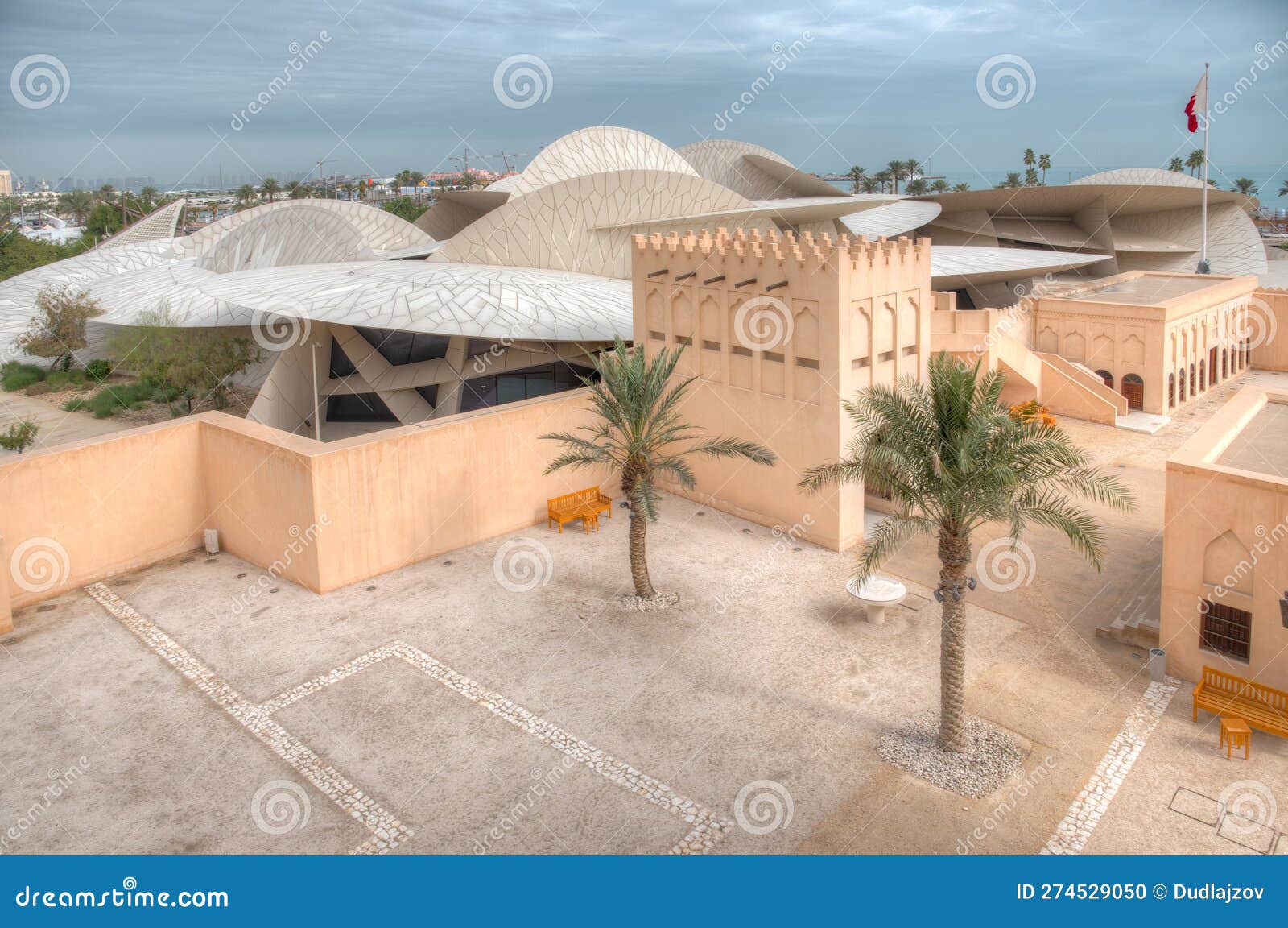 National Museum of Qatar in Doha Editorial Image - Image of heritage ...